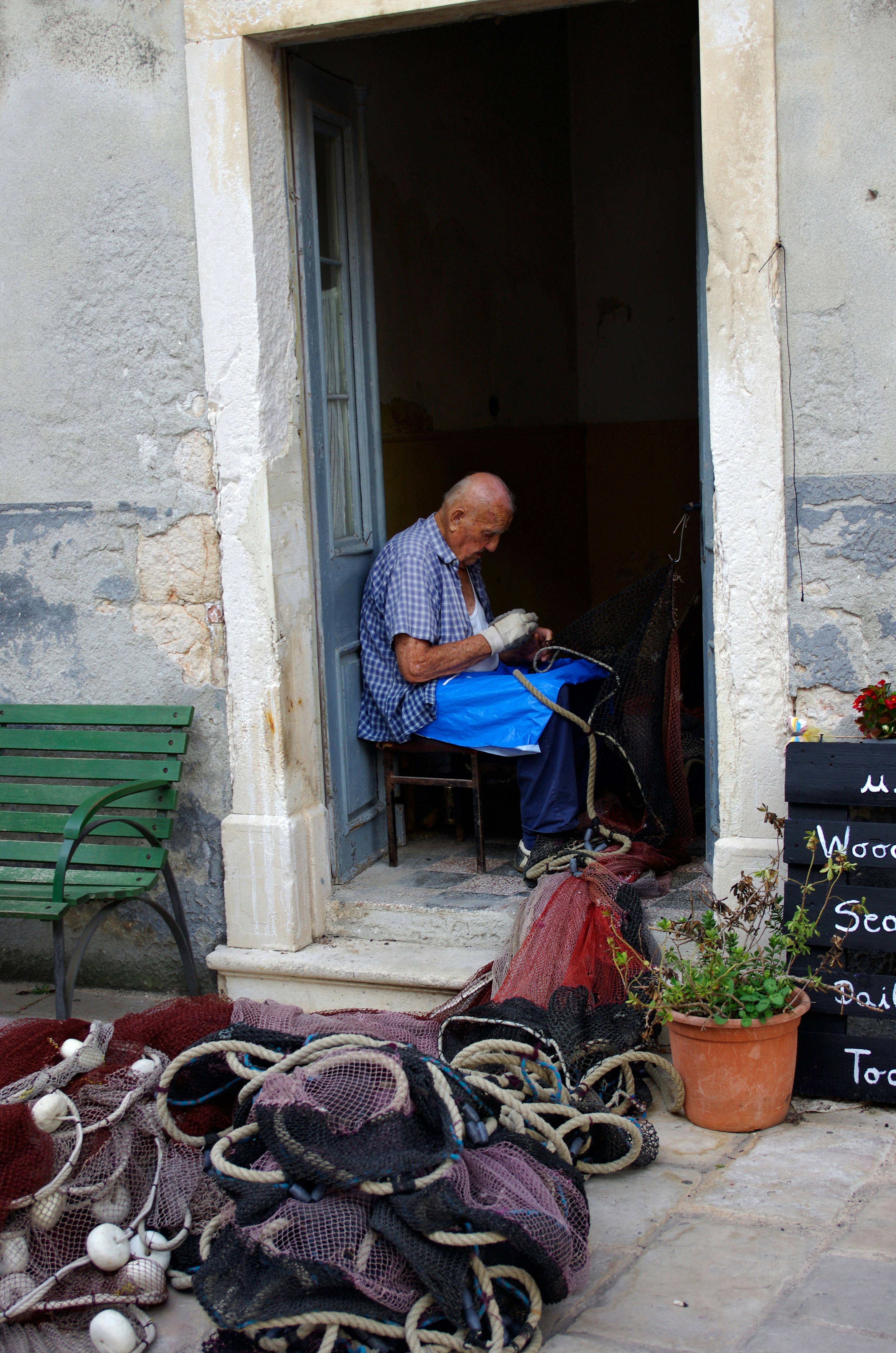 The Copper-Handed Elder in the Doorway: Nets of Craft and Quiet
