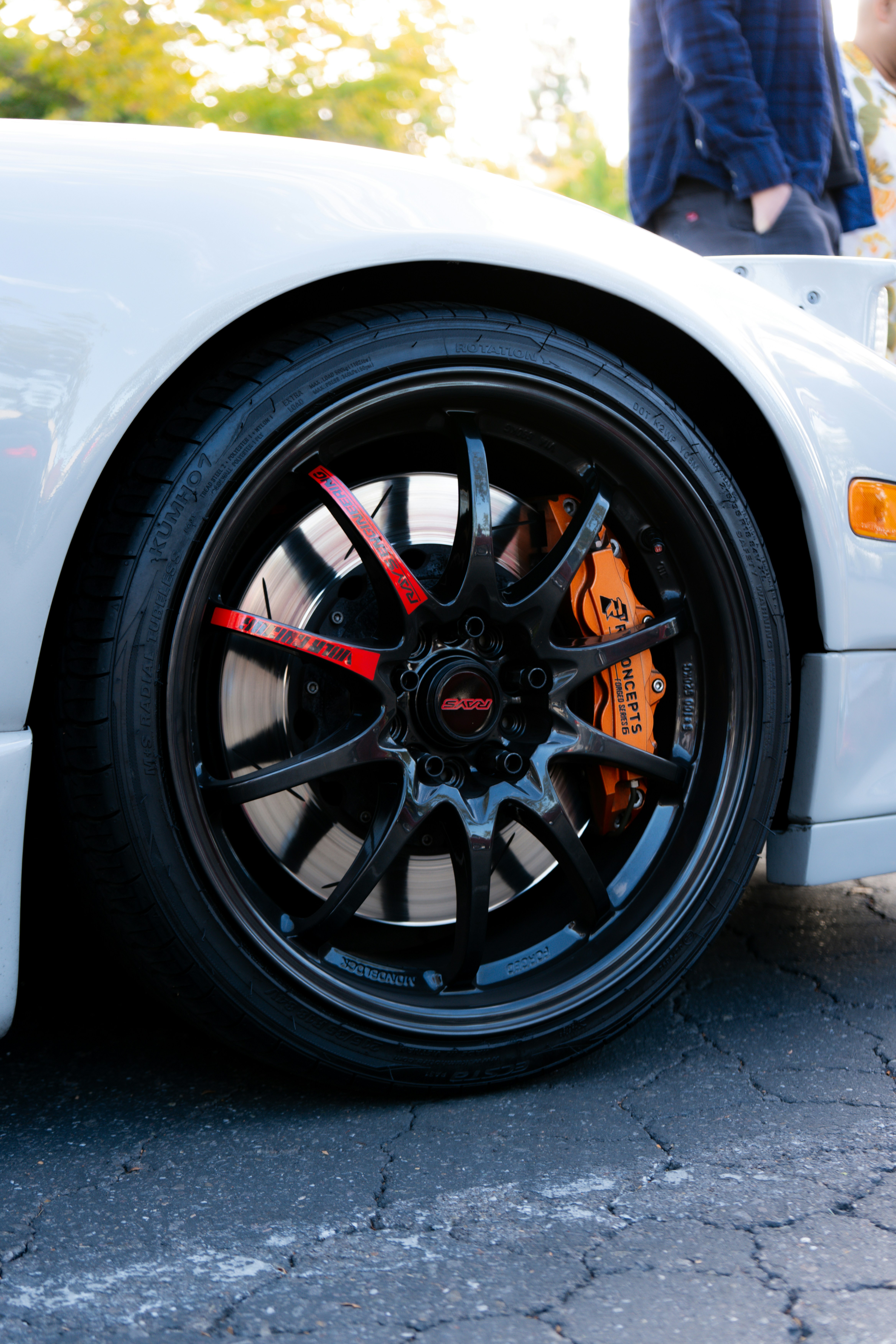 Low-angle Focus on a High-Performance Wheel