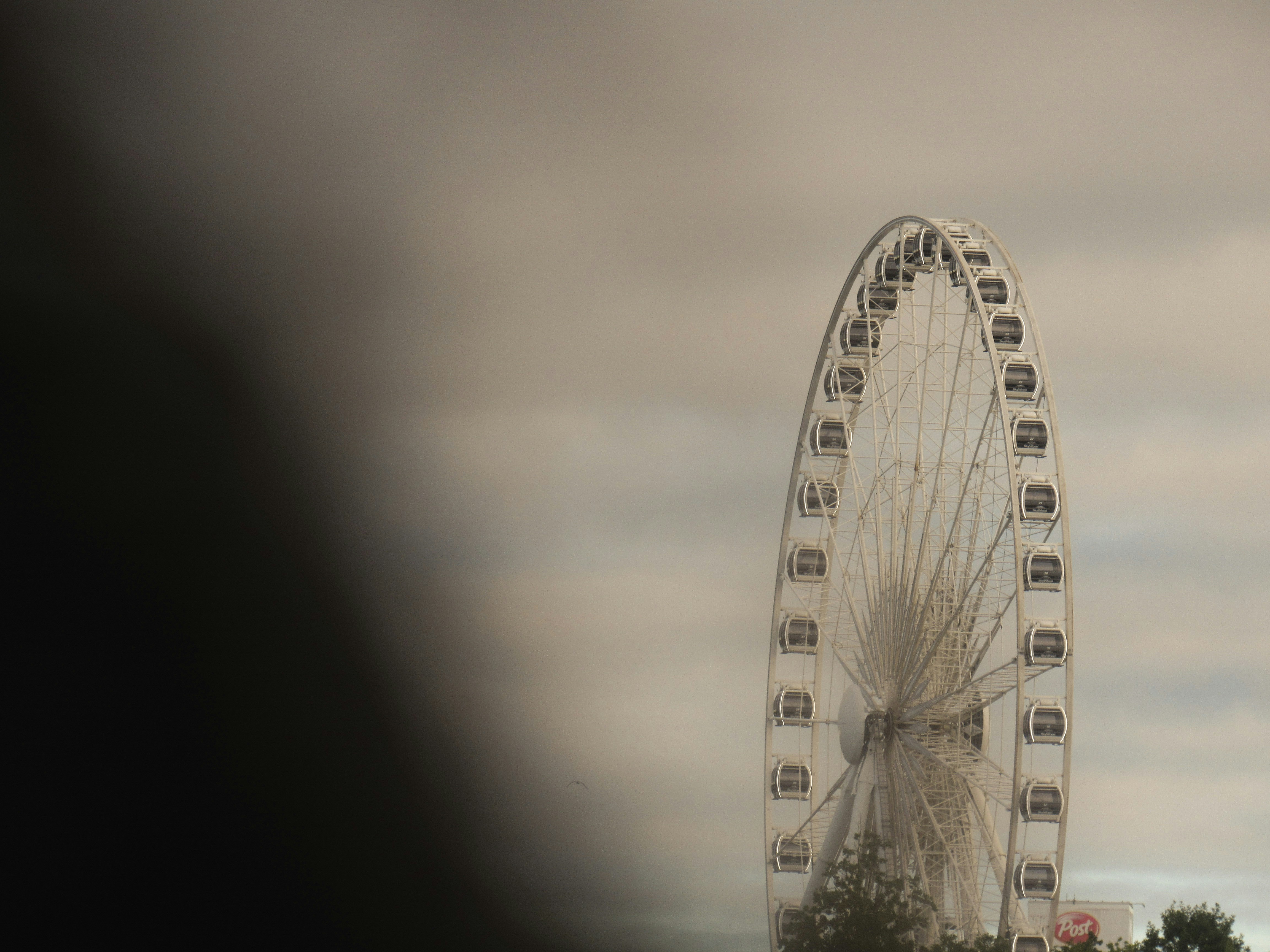 Wheel of Light: A Downtown Ferris Wheel at Dusk