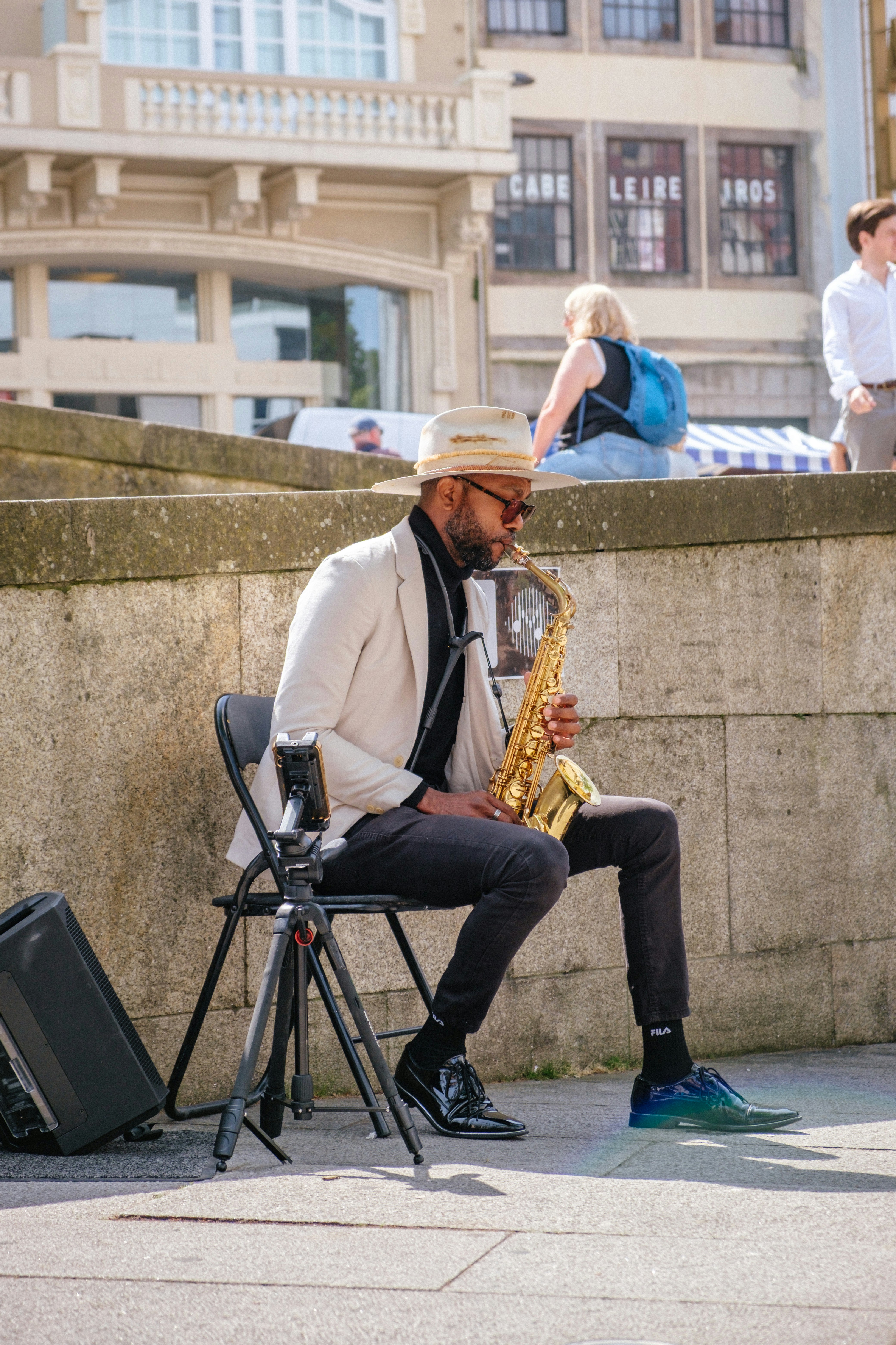 Street Sax: Jazz in the Sunlit City