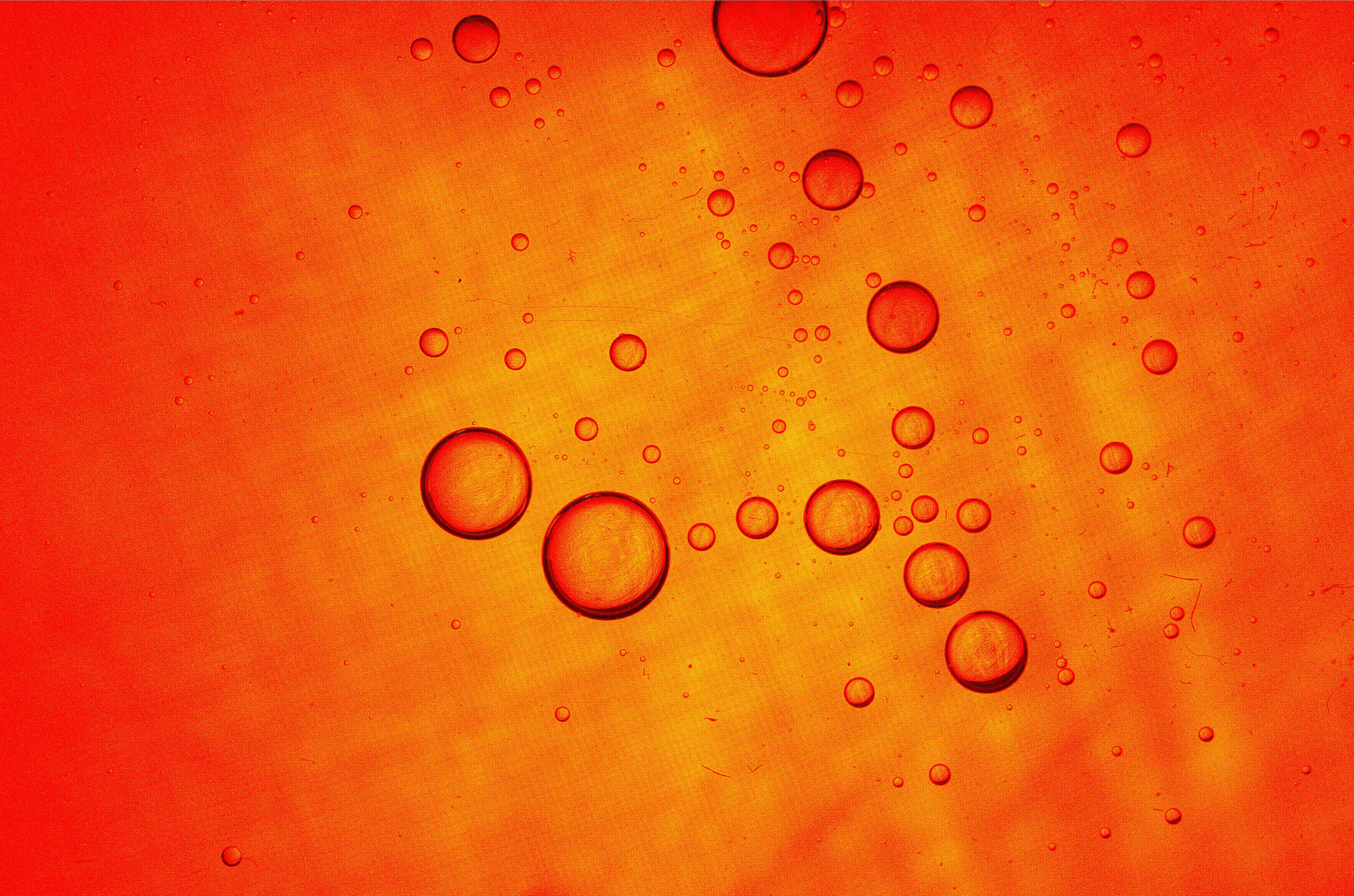 Orange Bloom: Bubbles Rising in a Wireless Flame