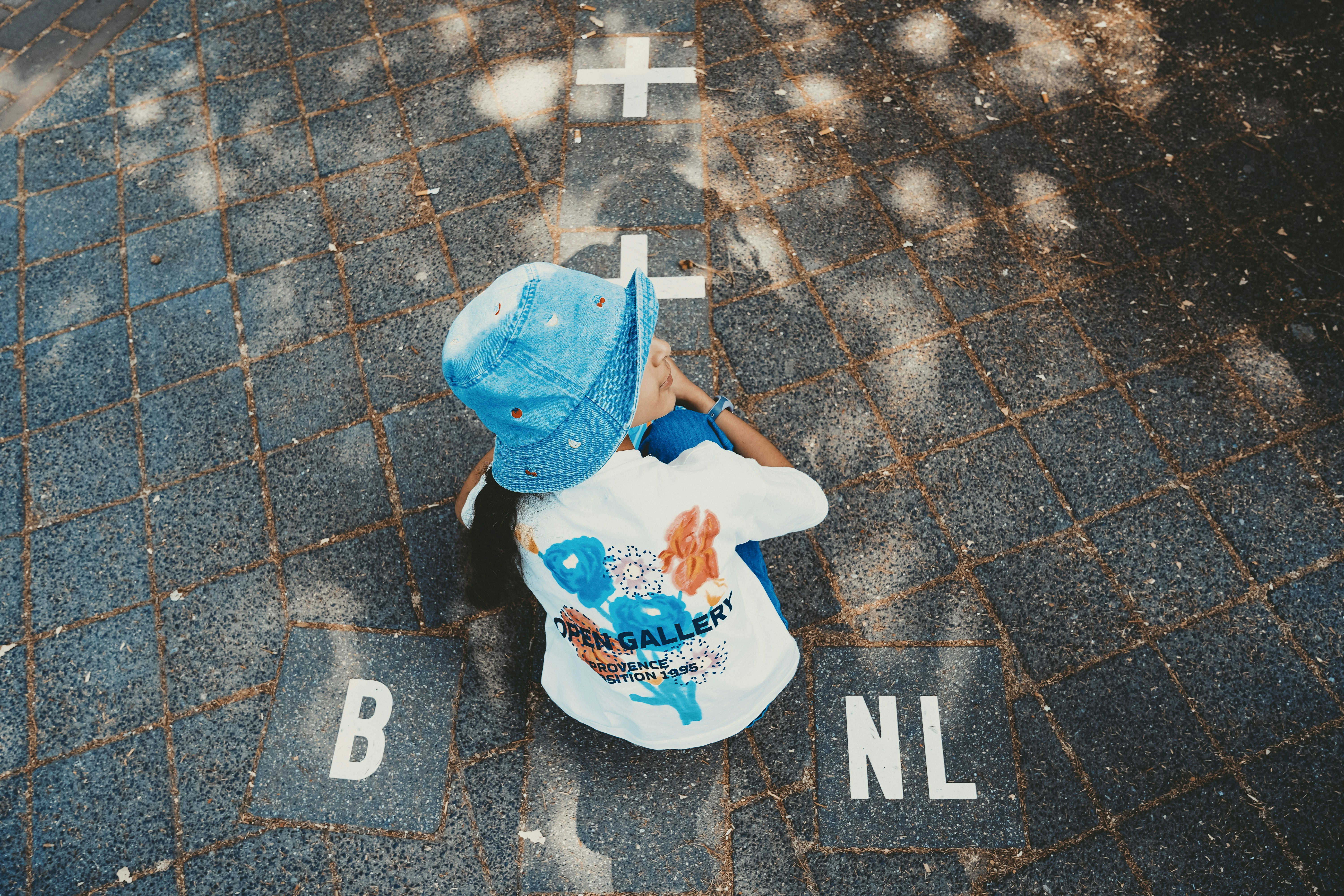 Child on a Crossroads of Colors