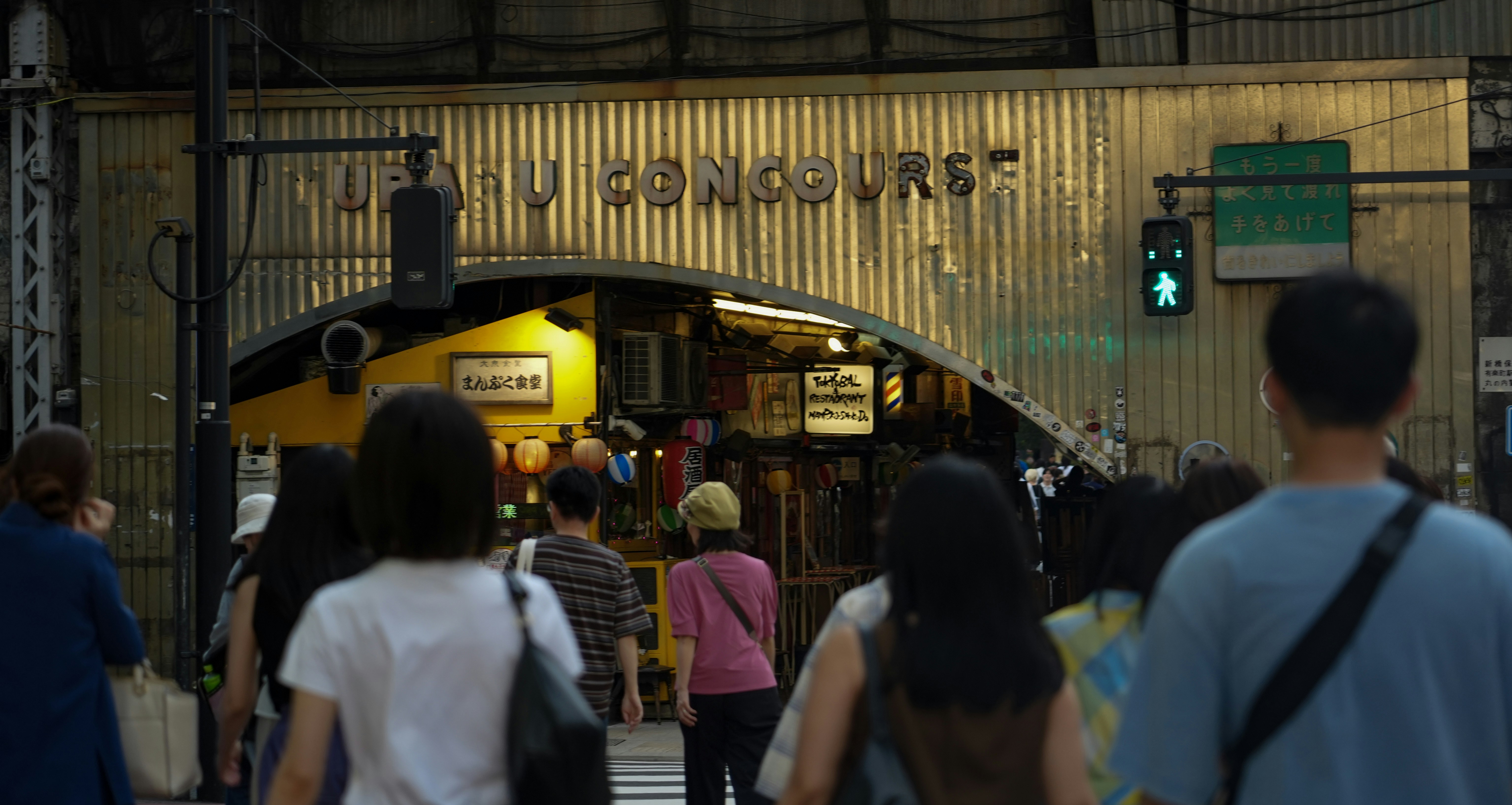 Rush Hour at the Gate: A Seoul Crossing into the Neon Mosaic