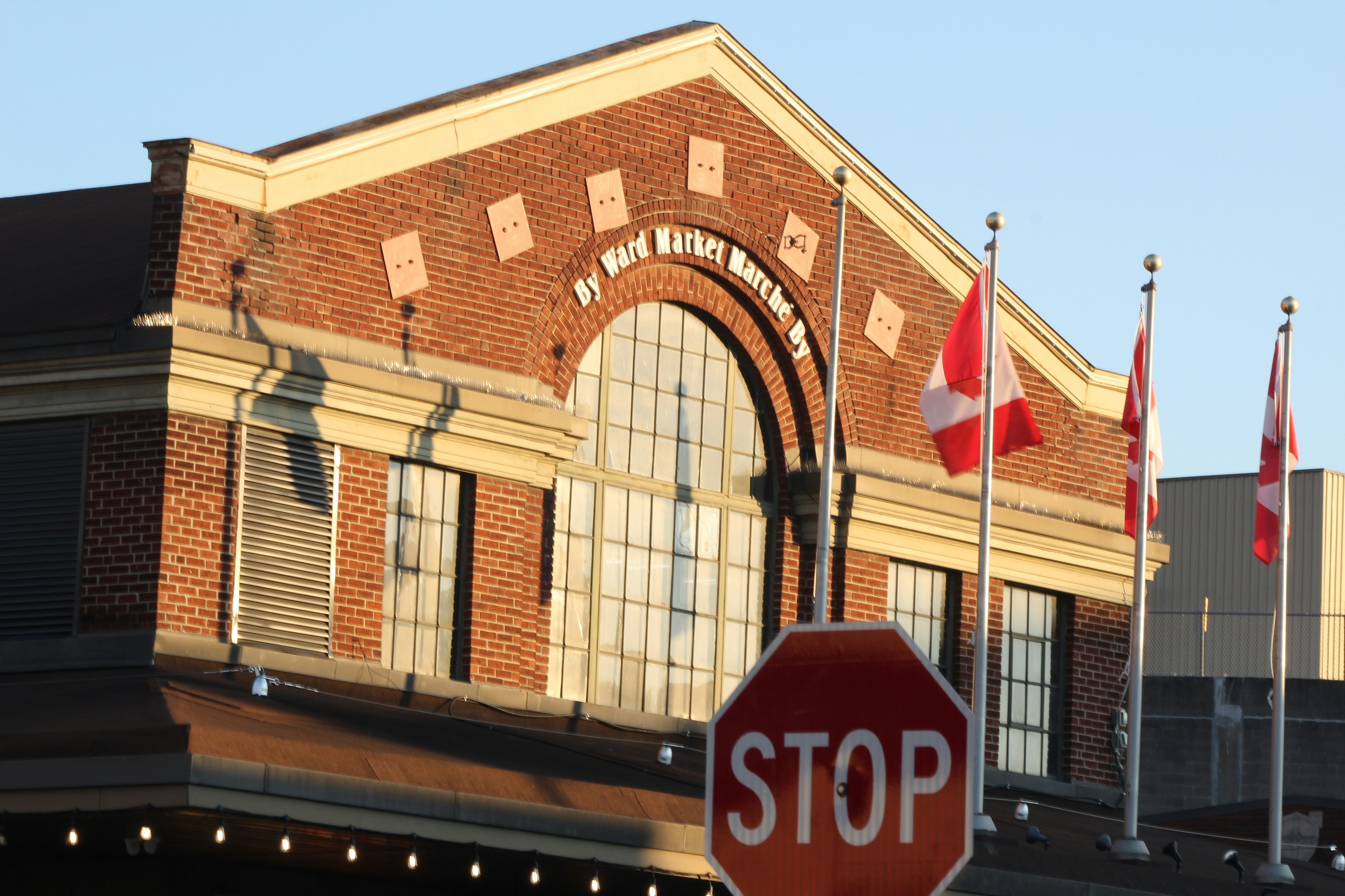 Times of Day at the Flagged Entrance