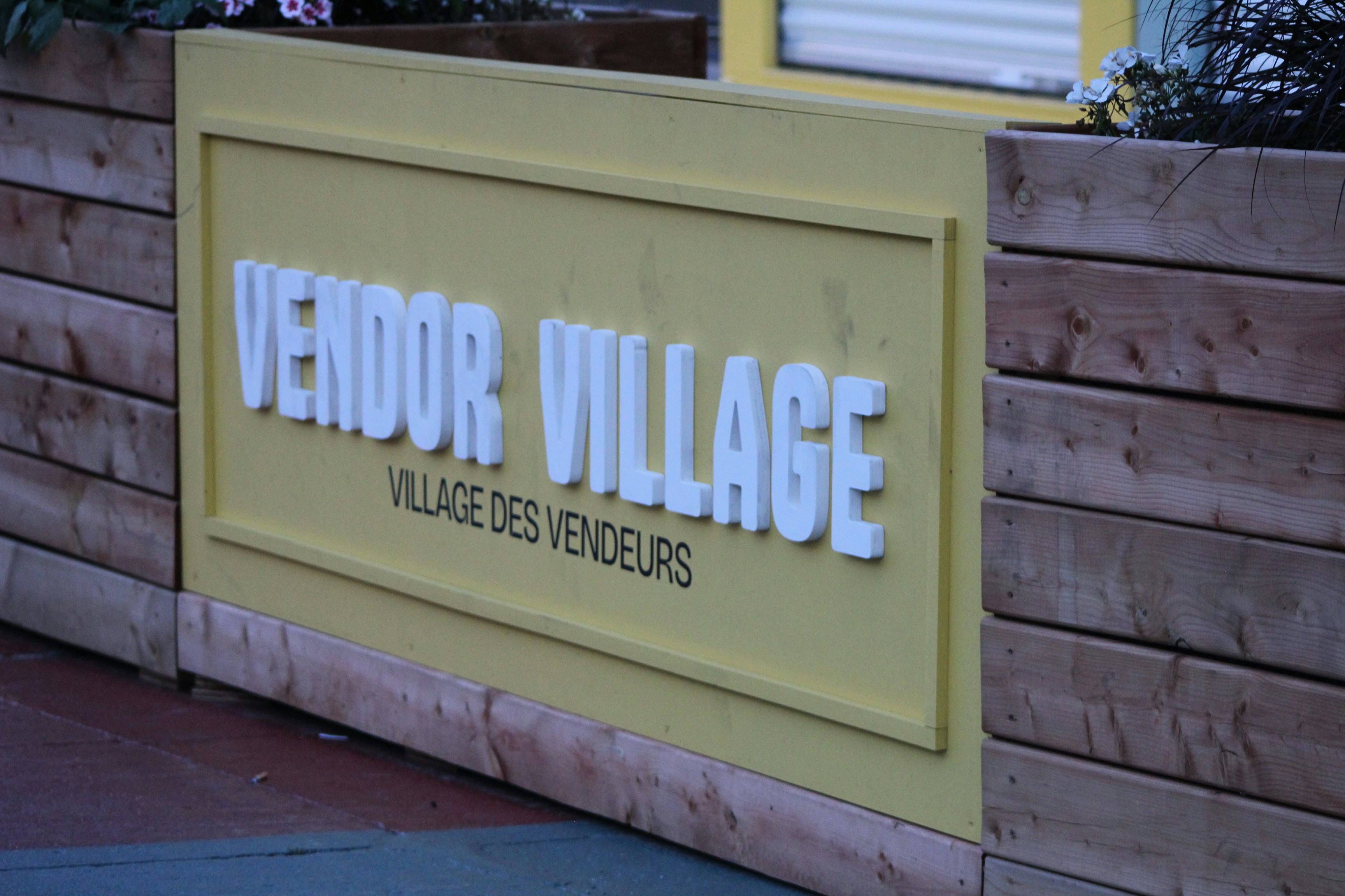Vendors’ Sign on a Weathered Fence