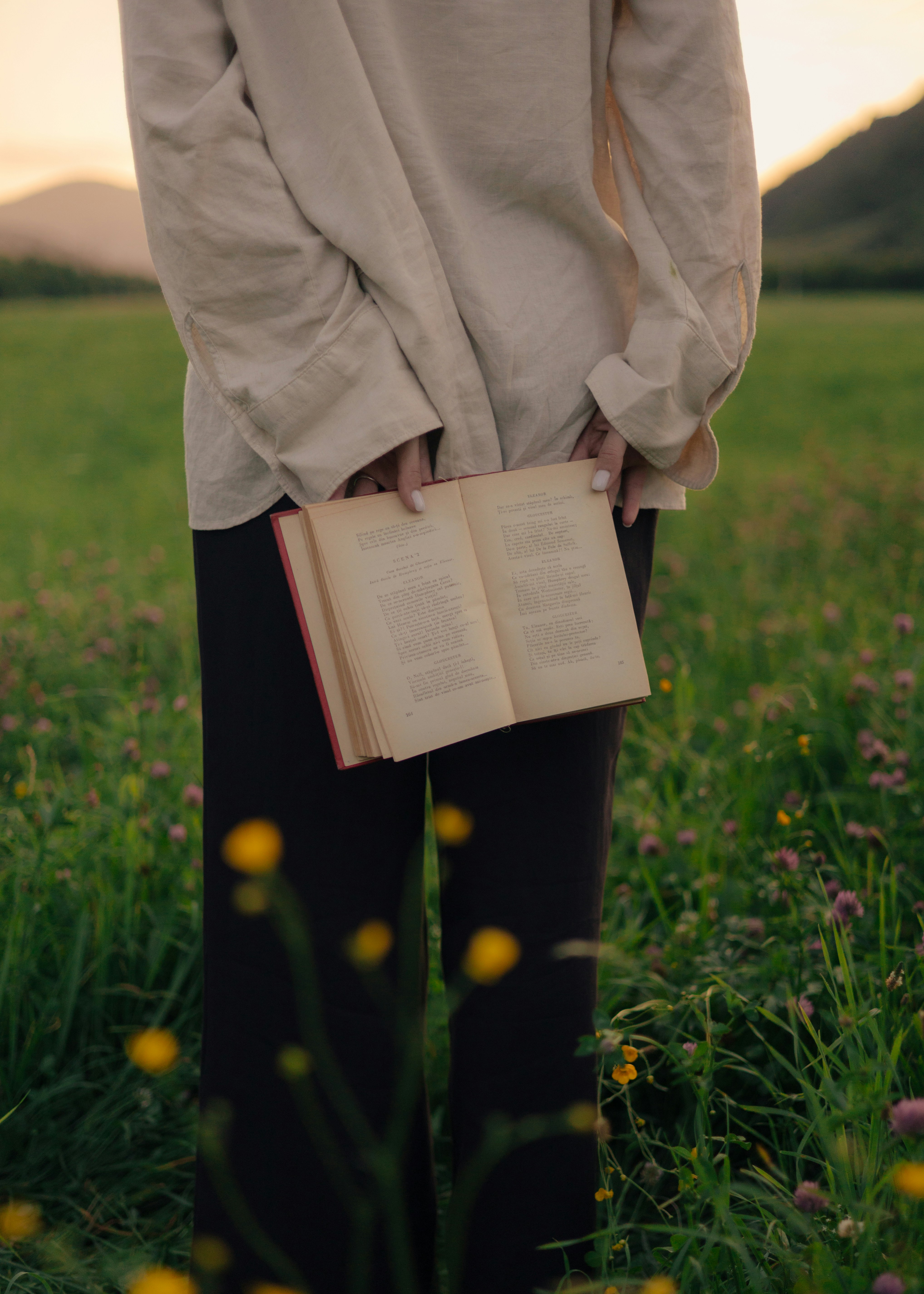 Pages in the Field: A Quiet Wake in Golden Hour
