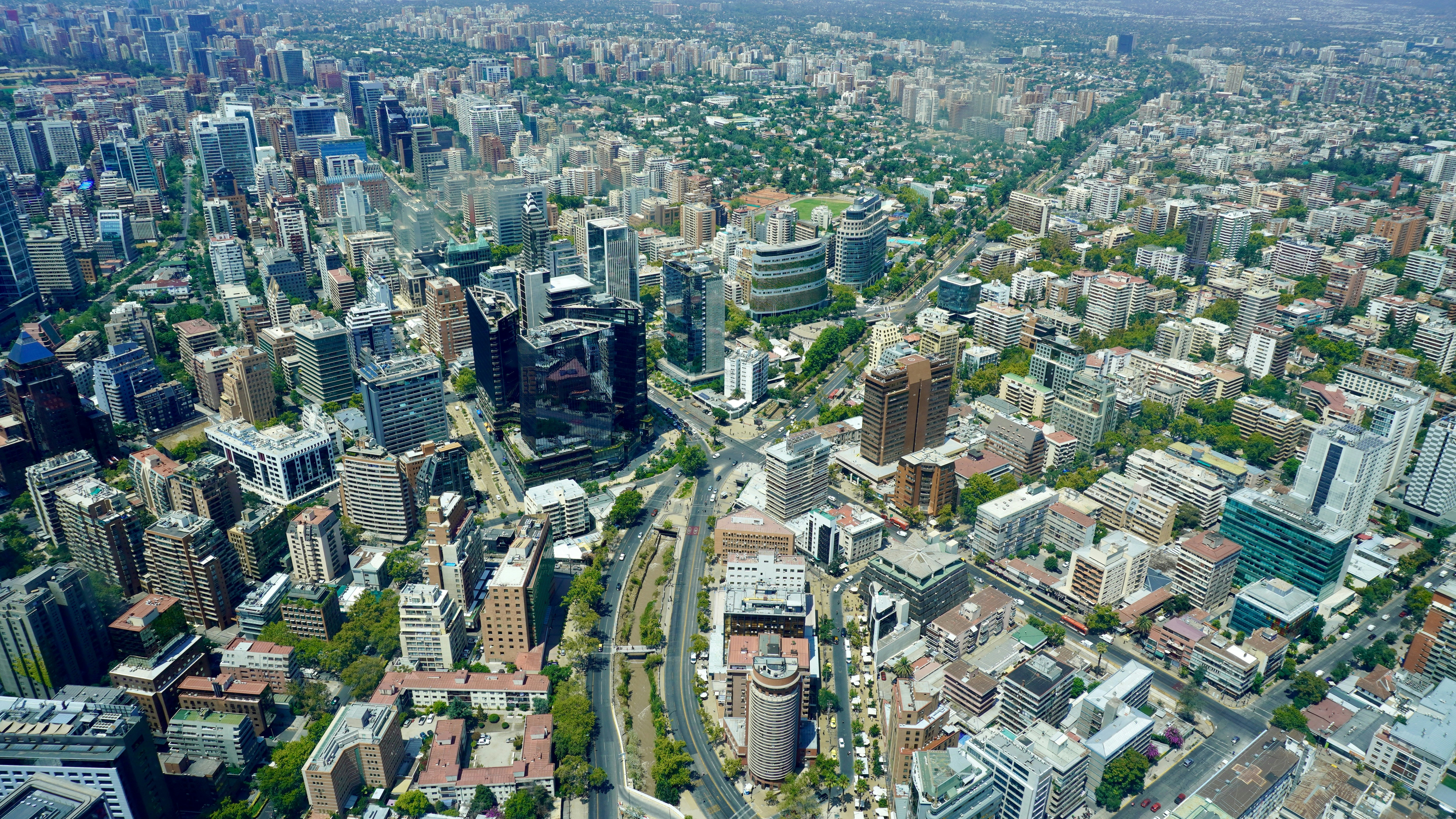 Urban Grid: Aerial Portrait of a Sea of Blocks and Roads
