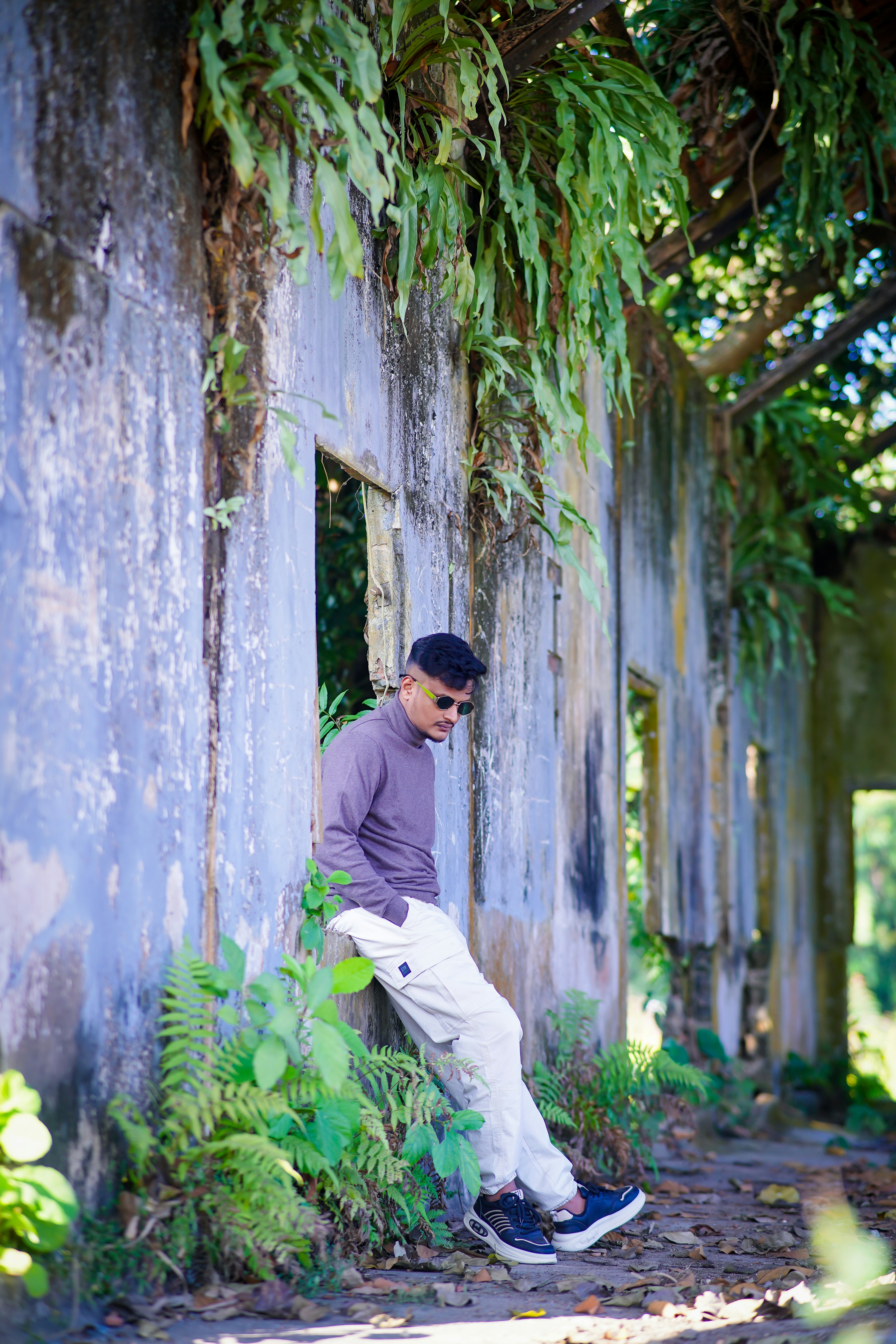A Quiet Repose in the Ruined Gallery