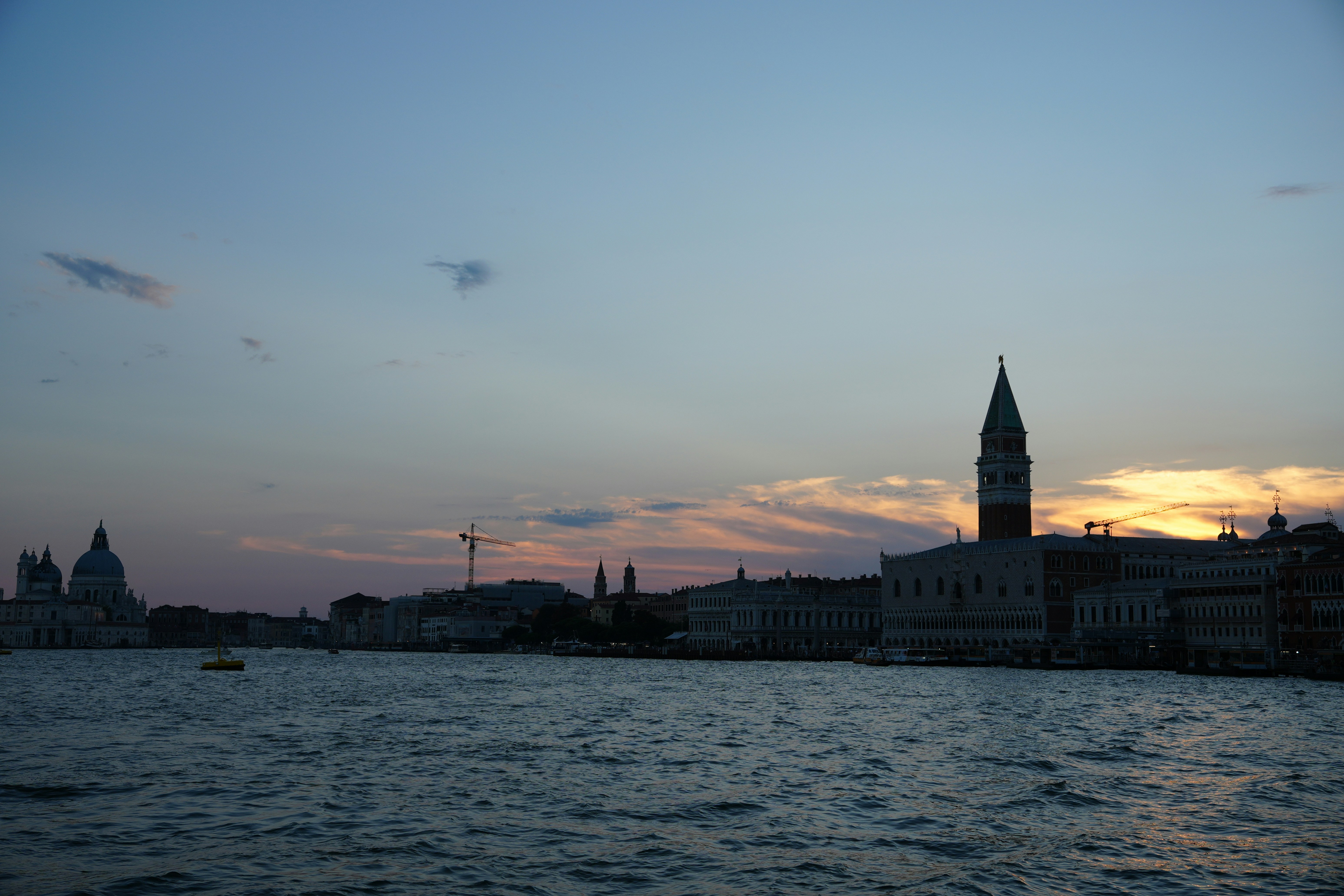 Venetian Sunset Over the Lagoon