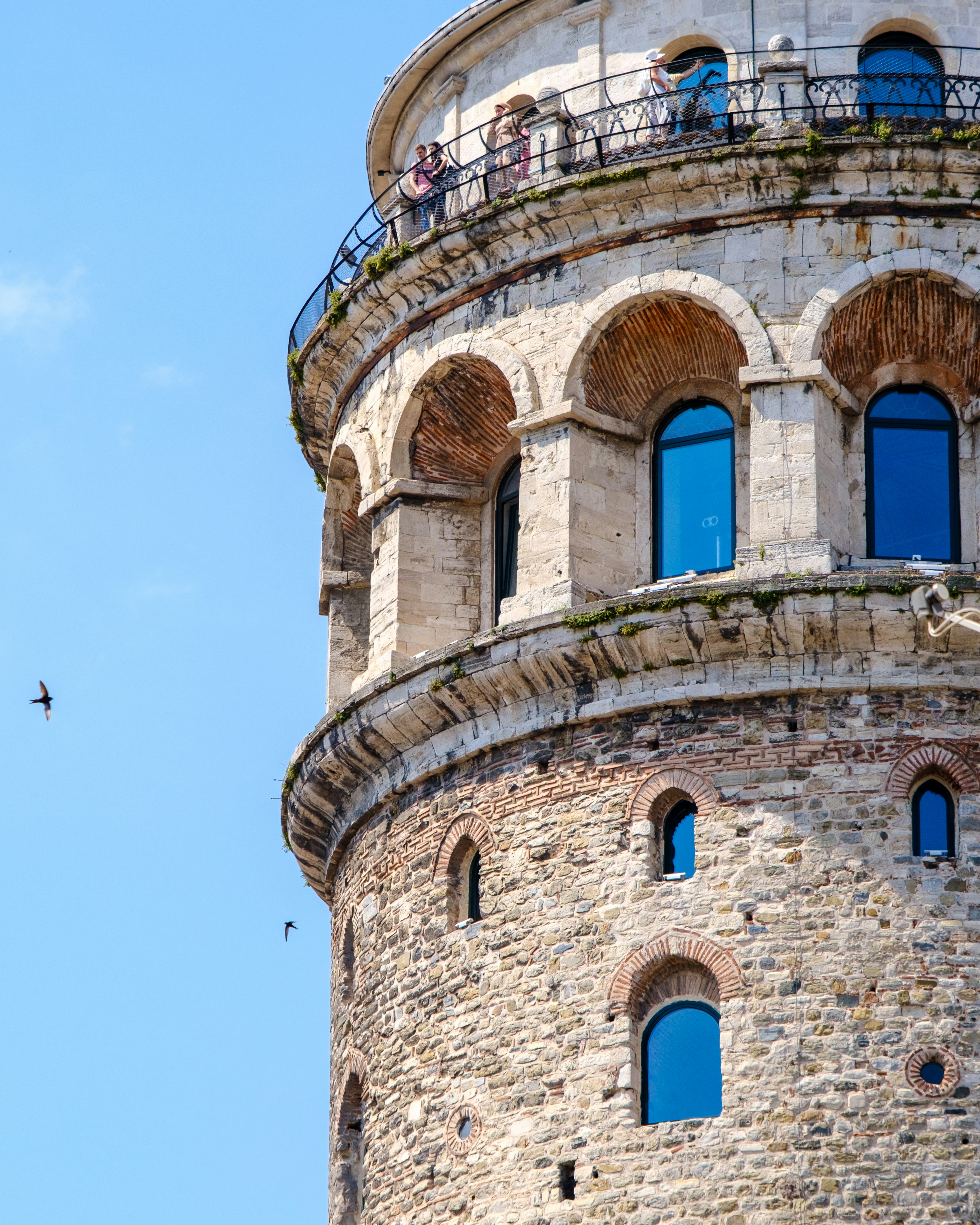 Stone Tower with Overlook: A Sail of Sky and Arches