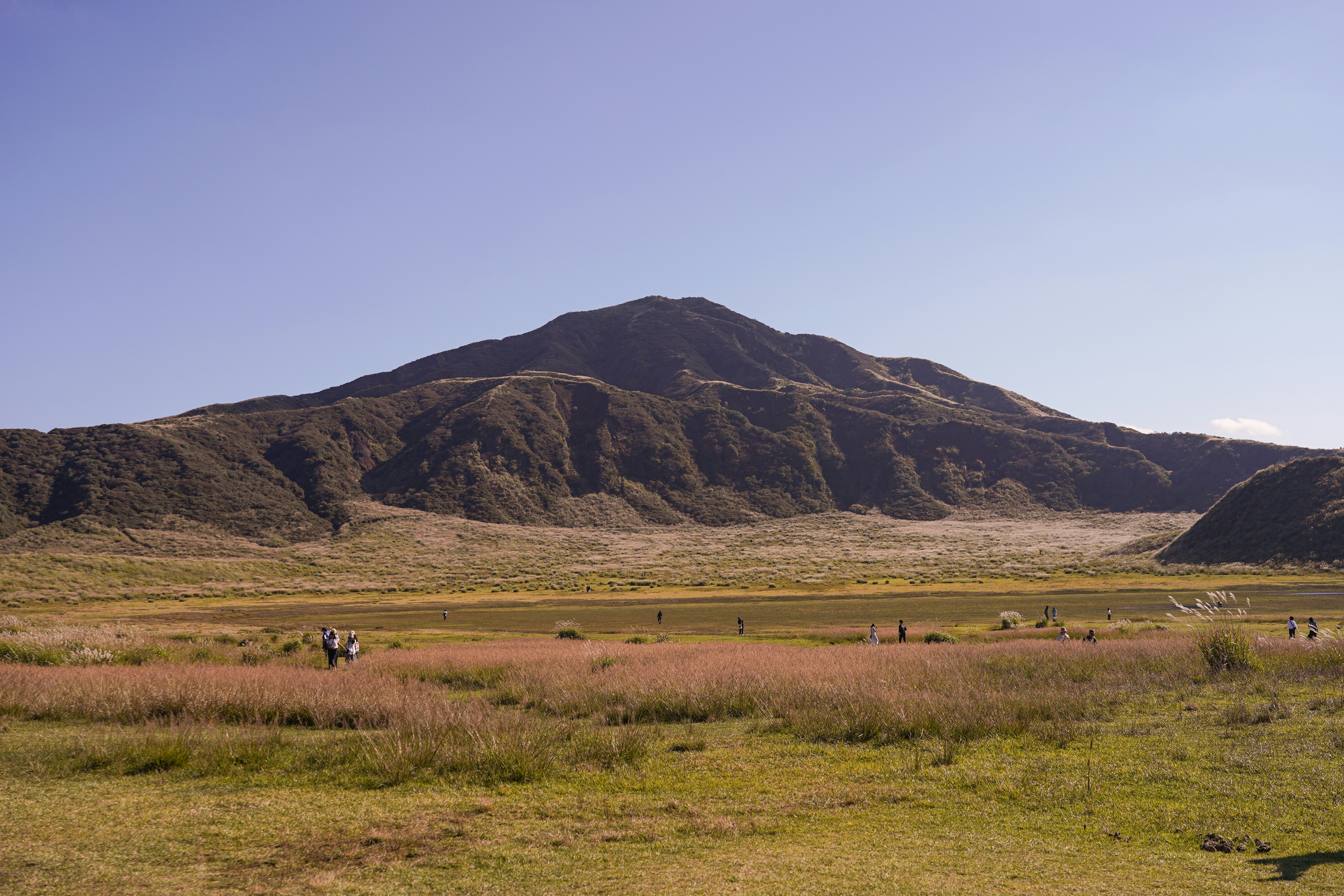 Wide Valley Under a Quiet Mountain
