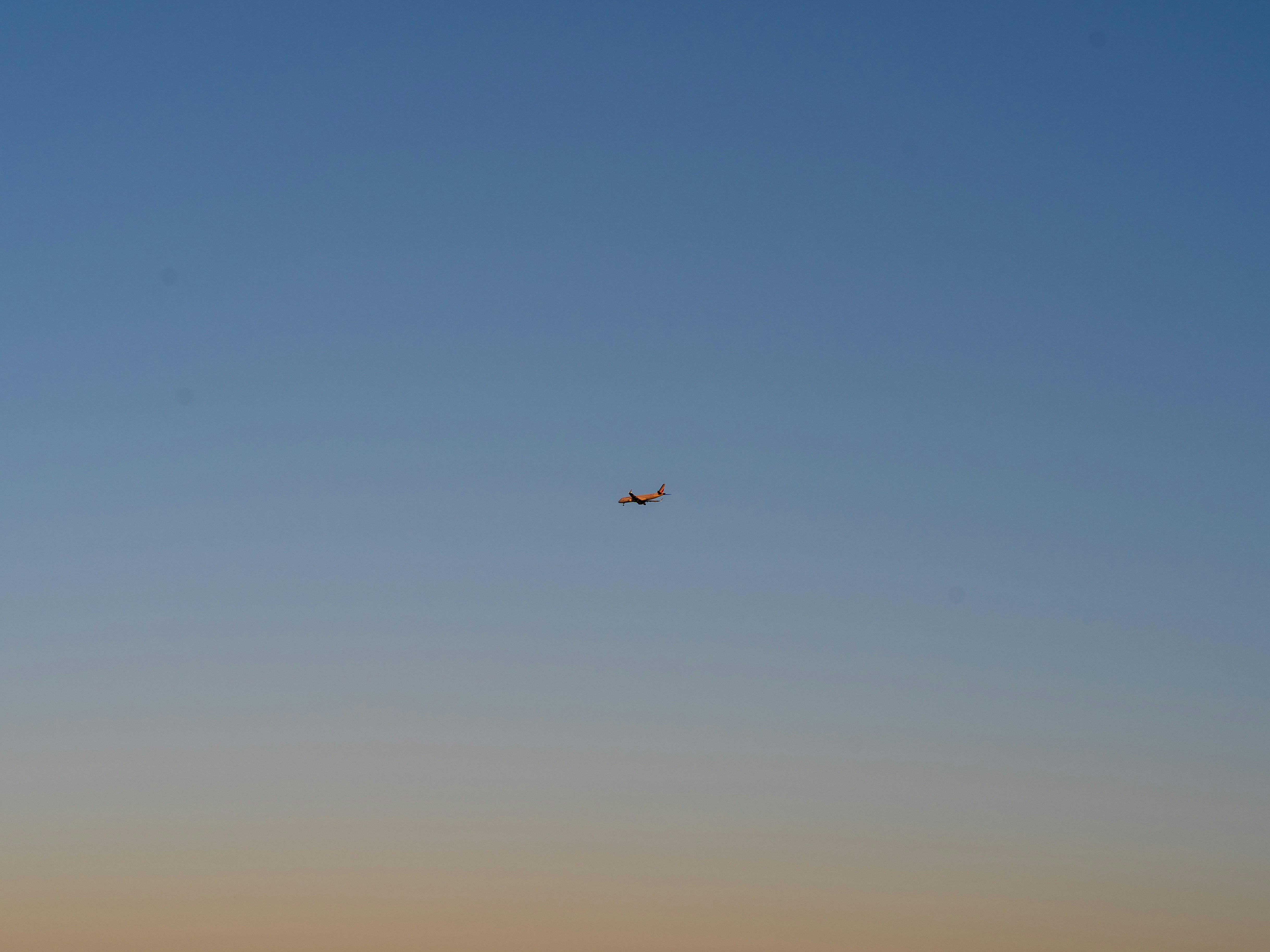 Tiny Aircraft in a Gradient Sky