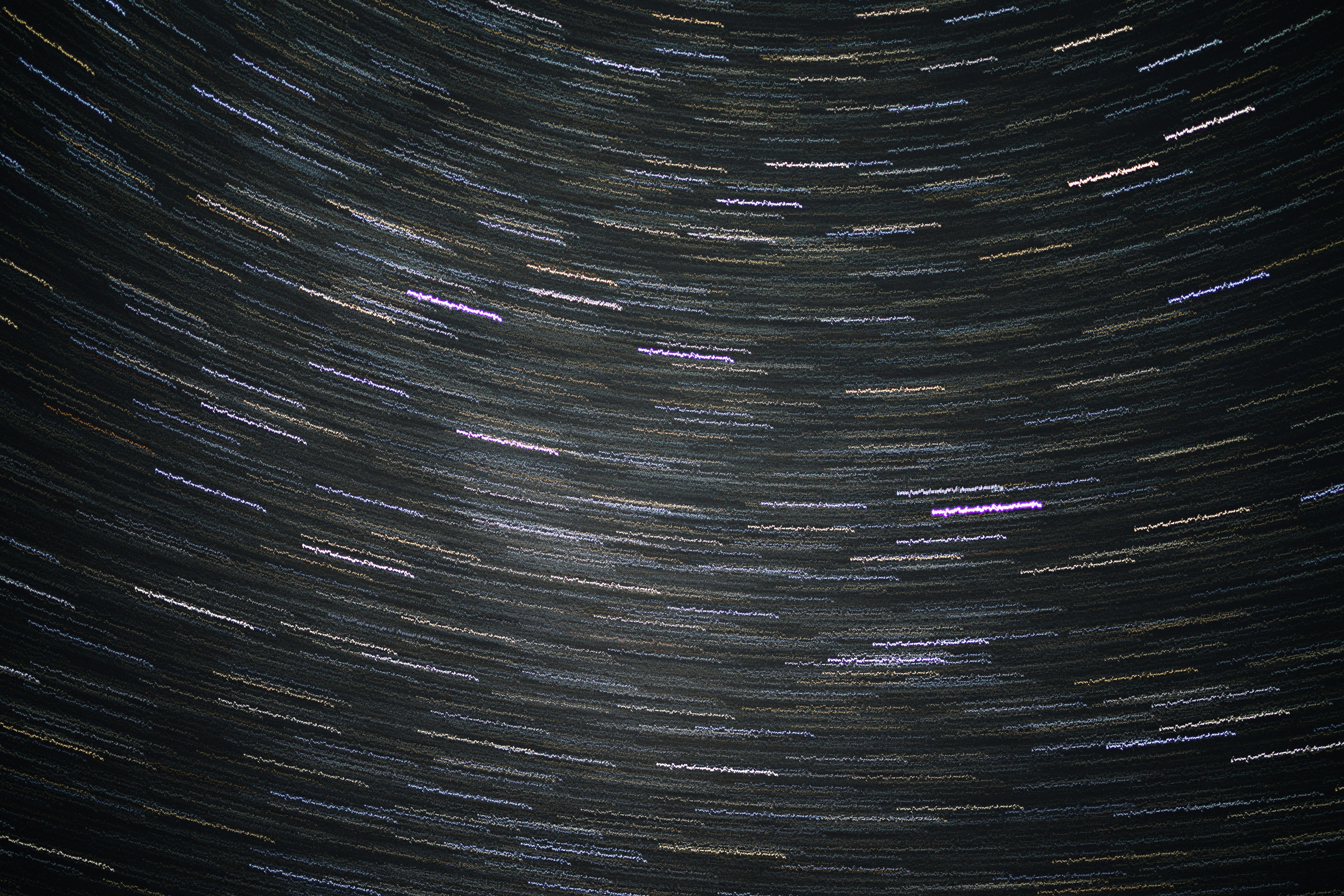 Circular Nightward: Star Trails in a Quiet Sky