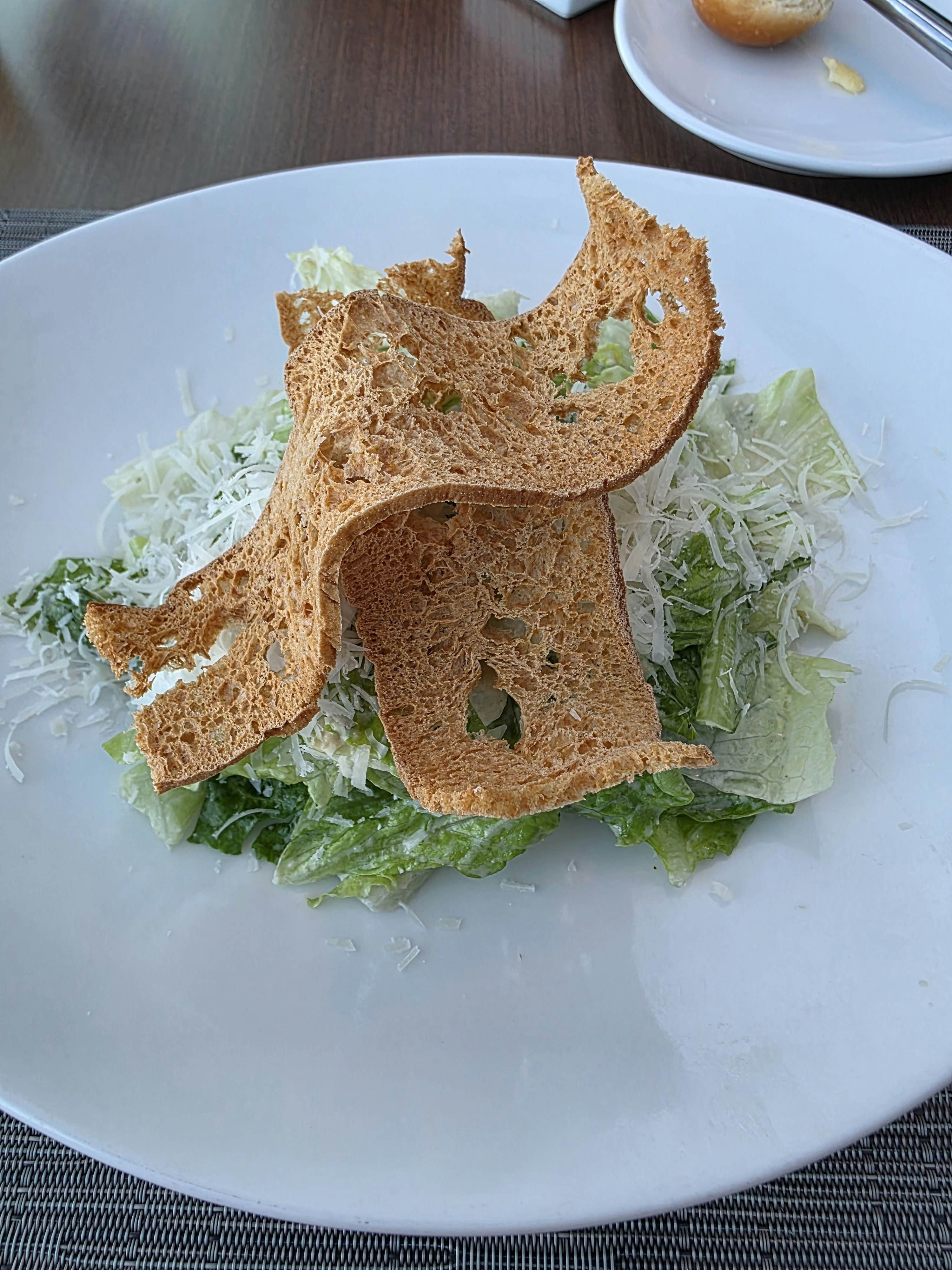 Crunchy Art on a Bed of Greens