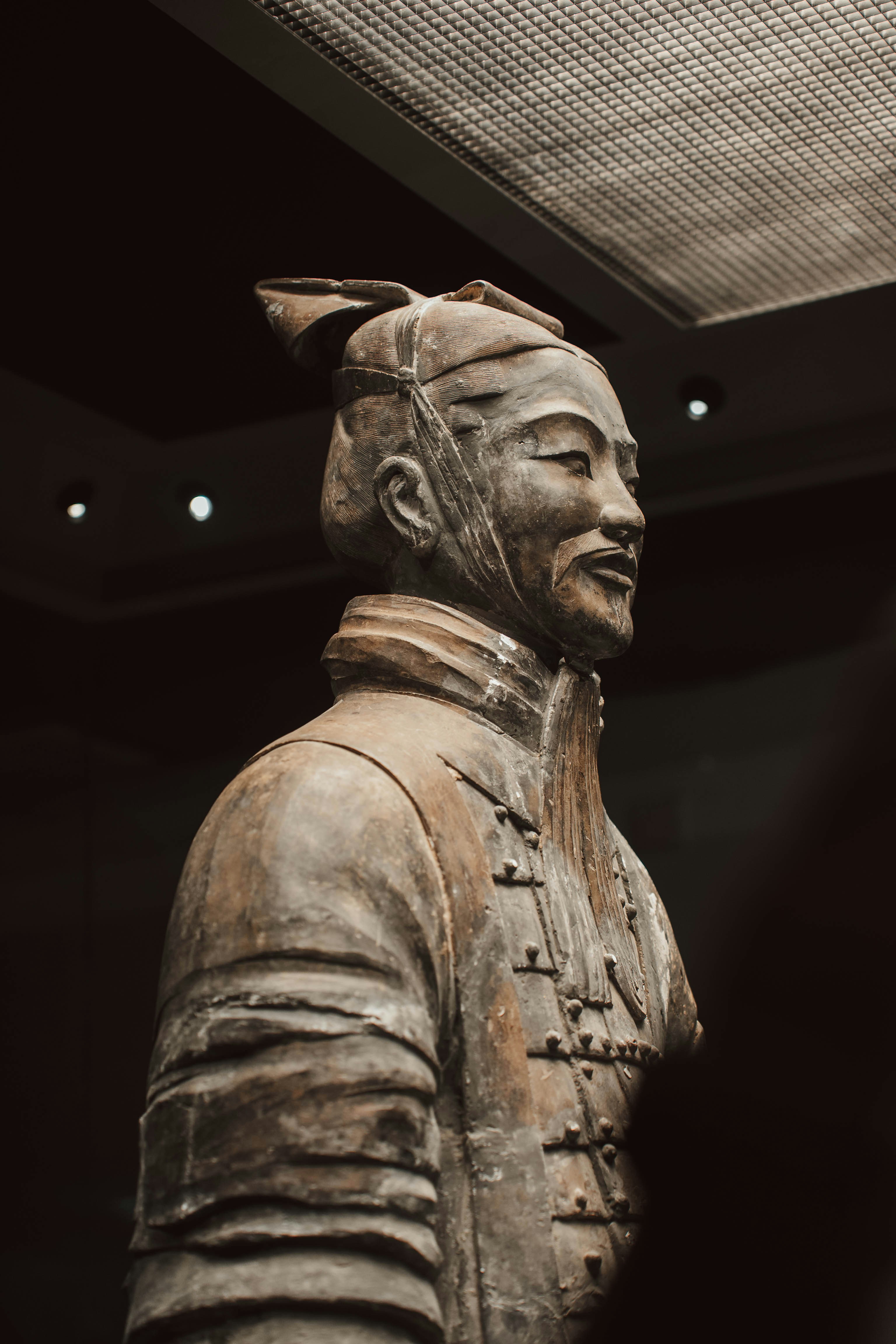 Echoes of Stone: A Silent Guard Portrait
