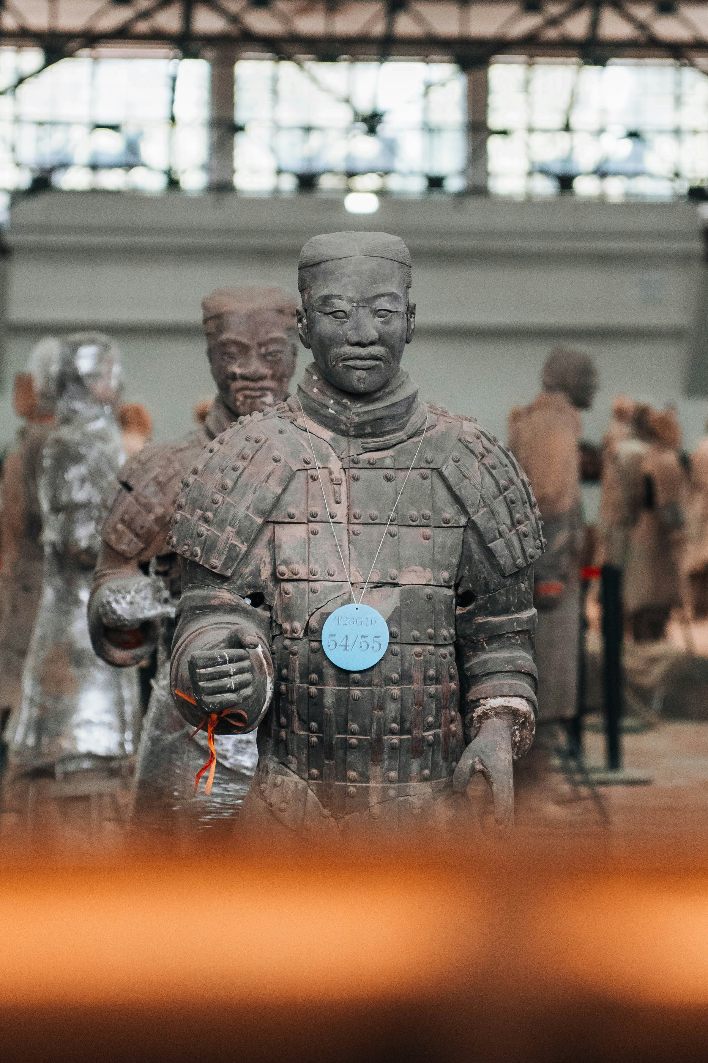 Emperor’s Sentinel: A Terracotta Moment in Soft Focus