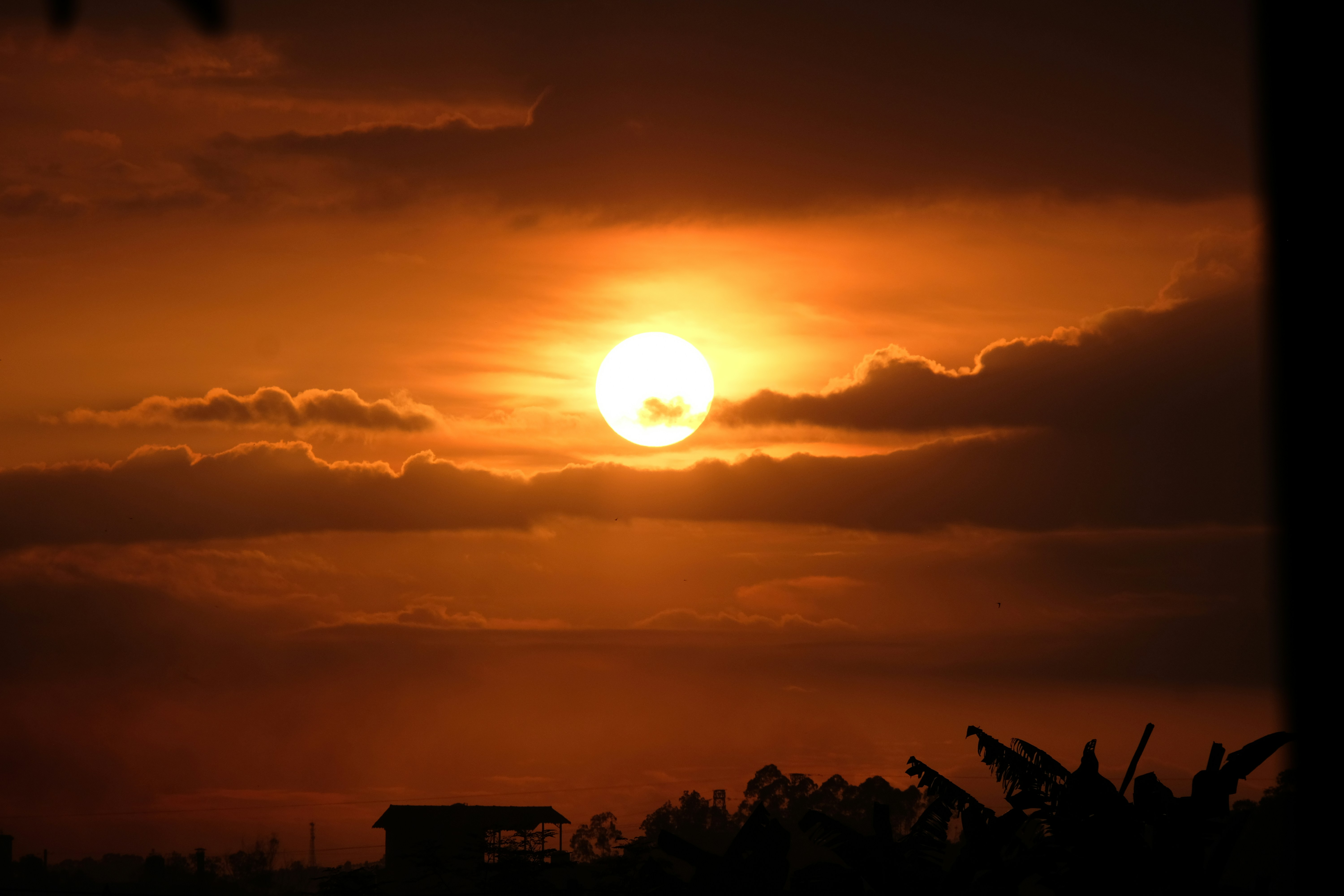 Sunset Echoes: A Quiet Horizon Beneath a Dimmed Sun