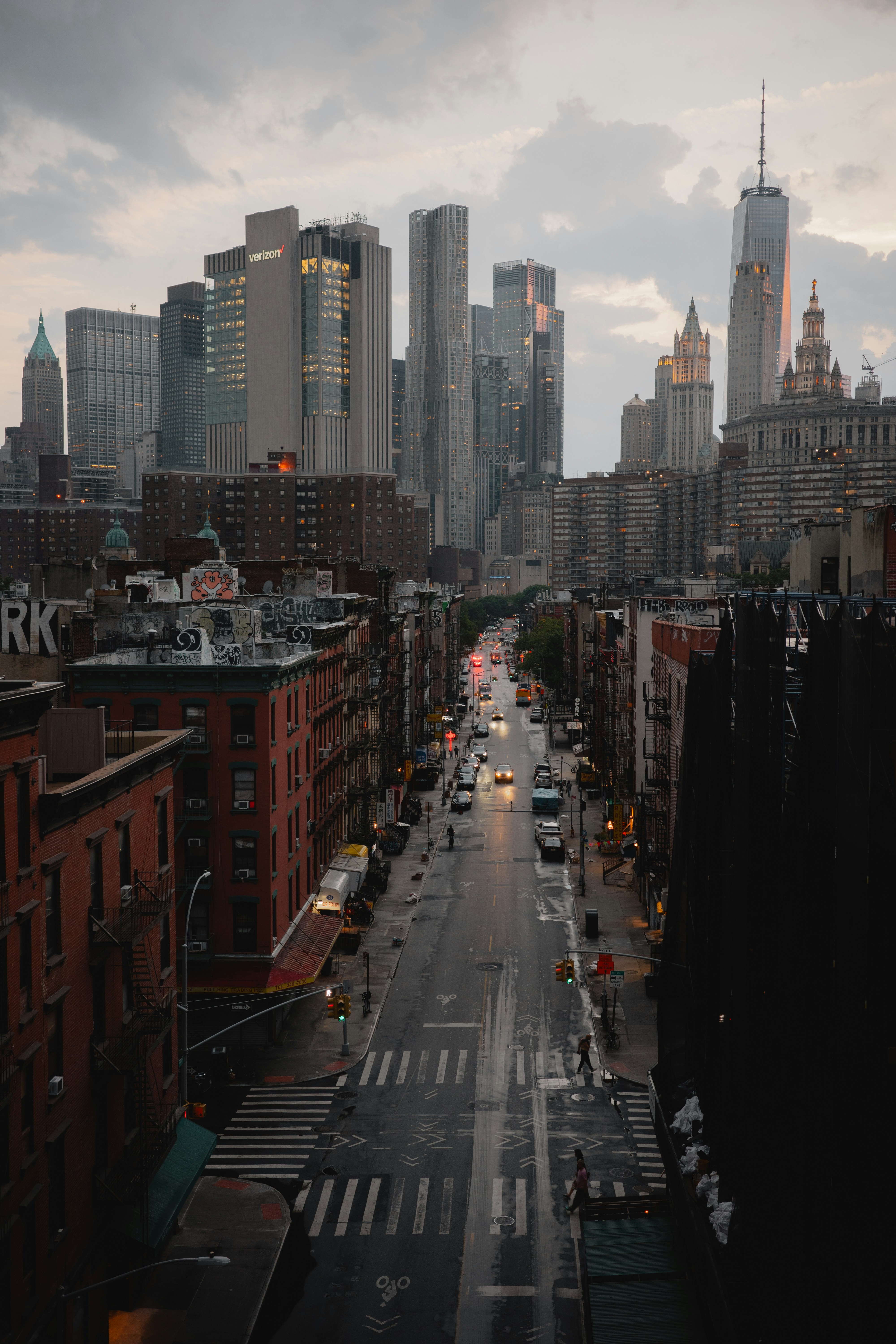 City Rhythm Down the Canyon of Towers