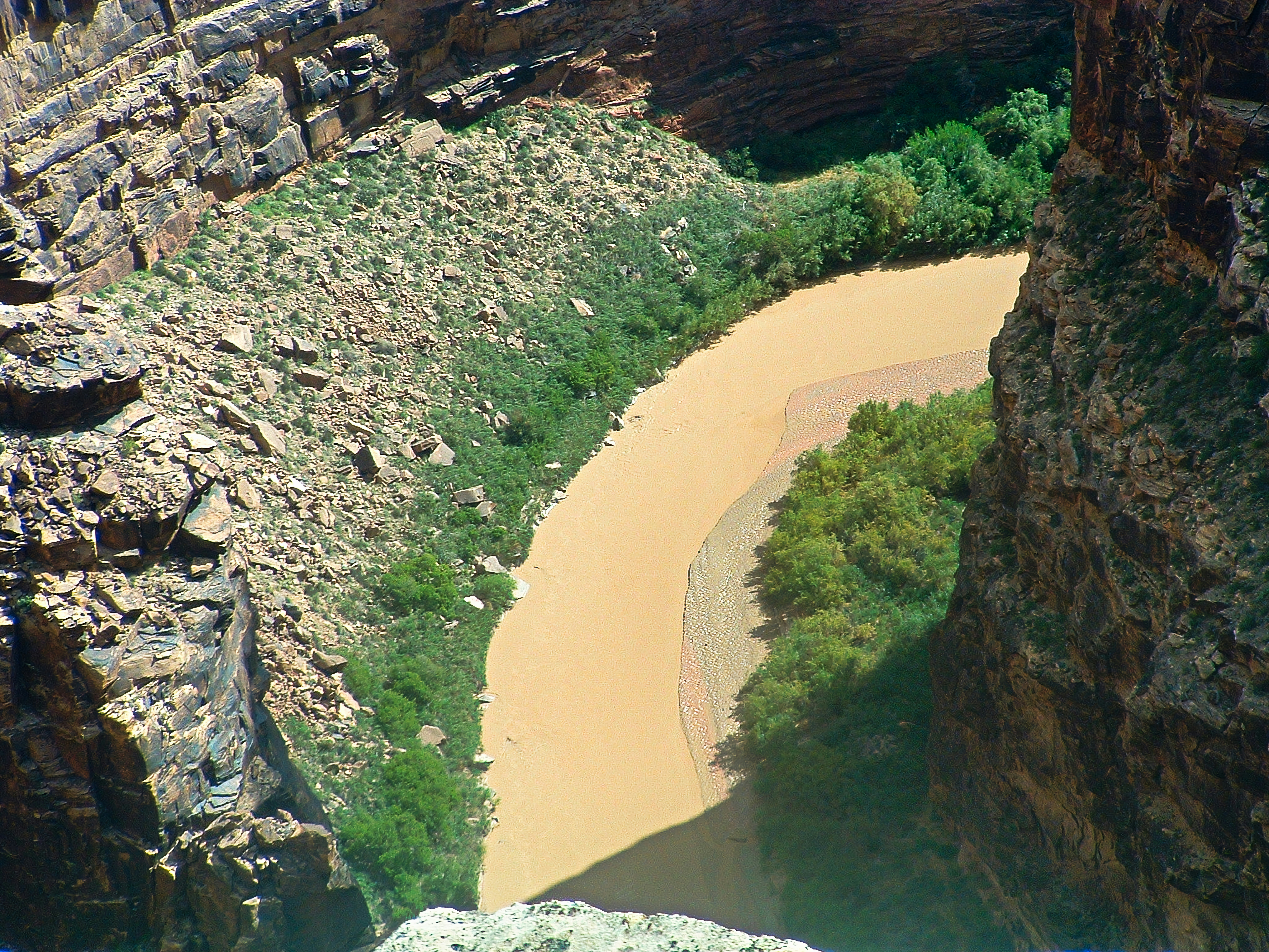 River Frith: A Curving Inlet Between Cliff Walls