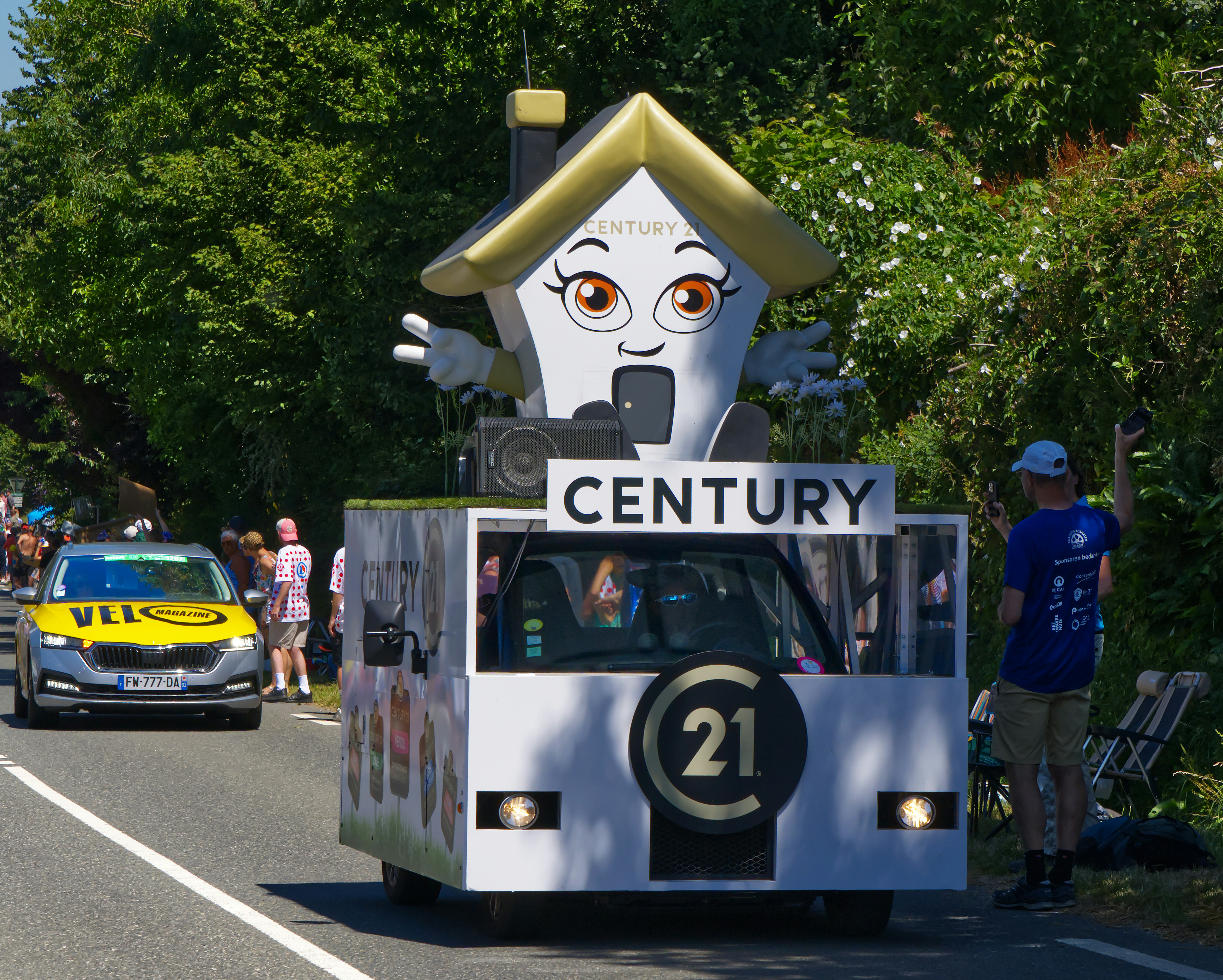 Century Mascot Parade: The Floating Festival Car Rolls On