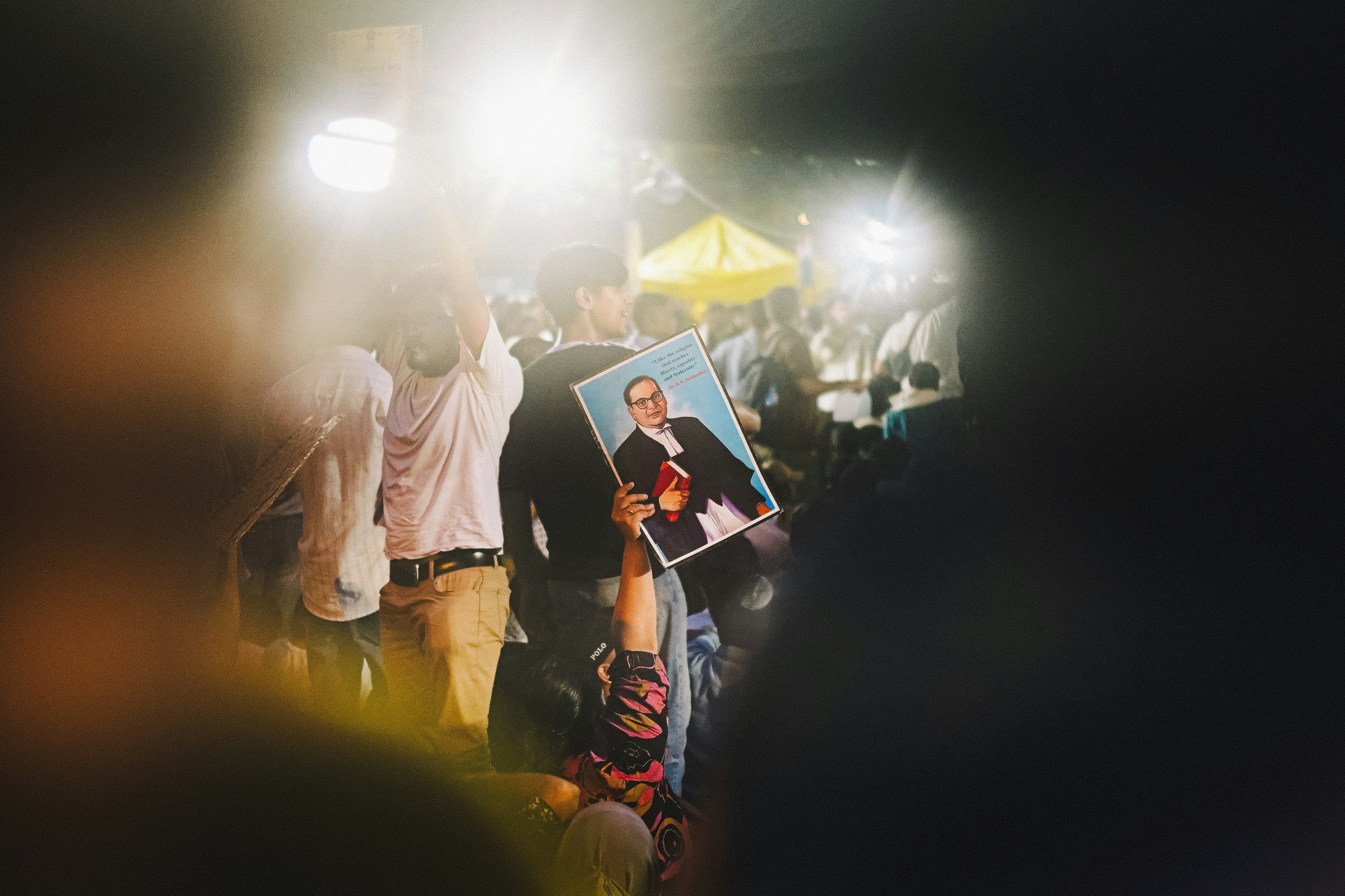 Portrait of a Night at the Crowd: A Photo Within the Frame