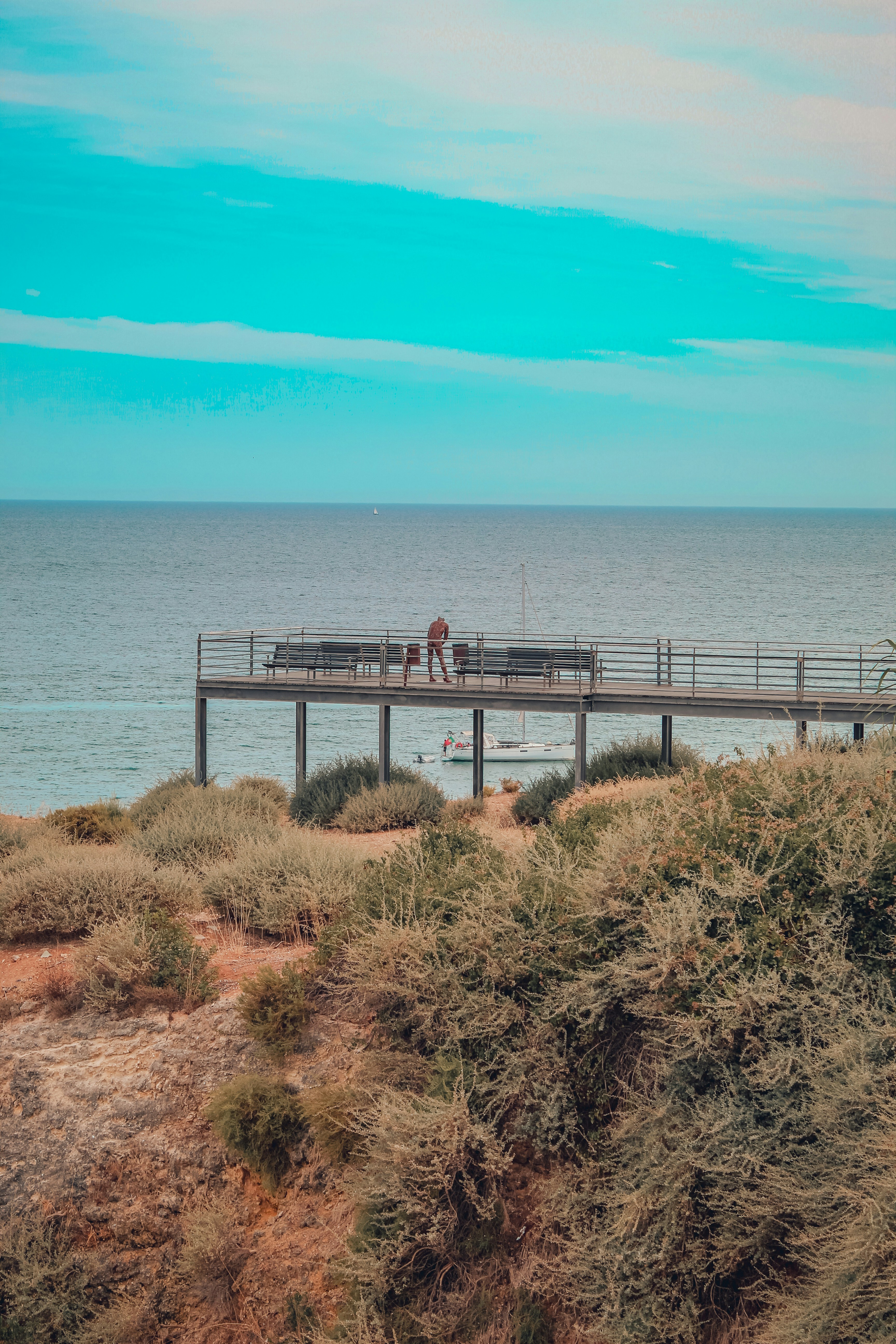 Quiet Pier at the Edge of Summer