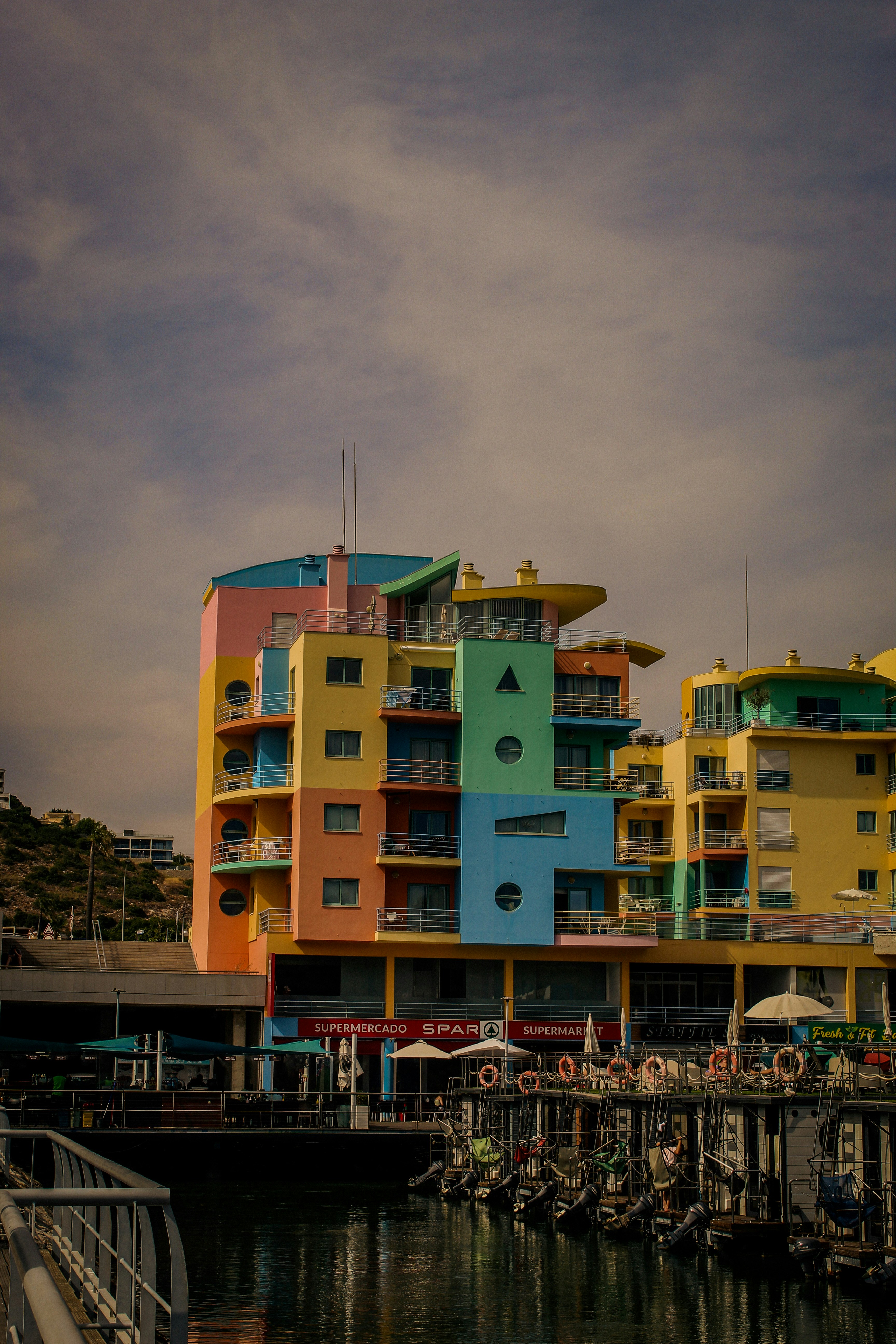Palette of Harbor Apartments: A Playful Facade Rises Over the Docks