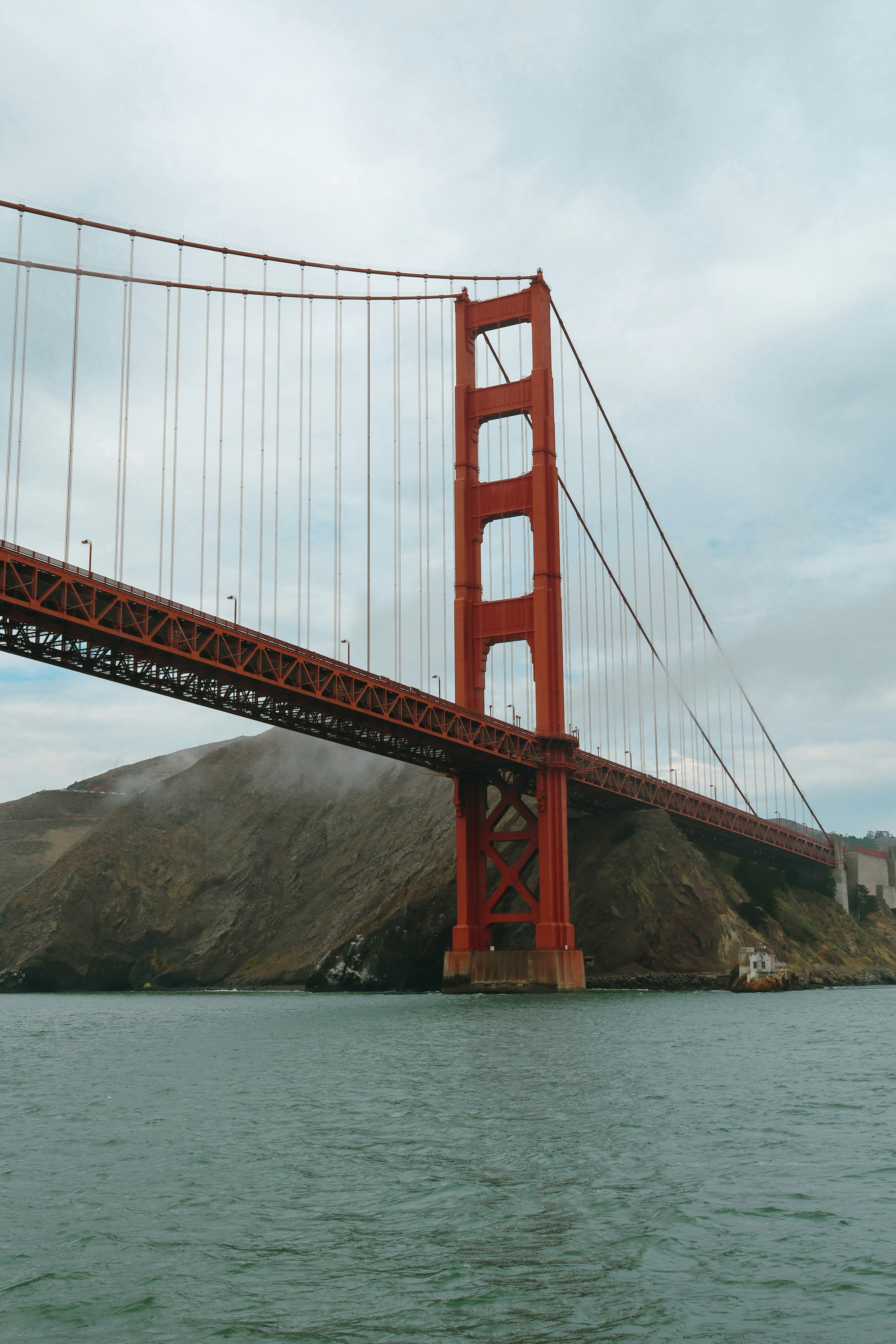 Golden Gate Span Over Misty Bay