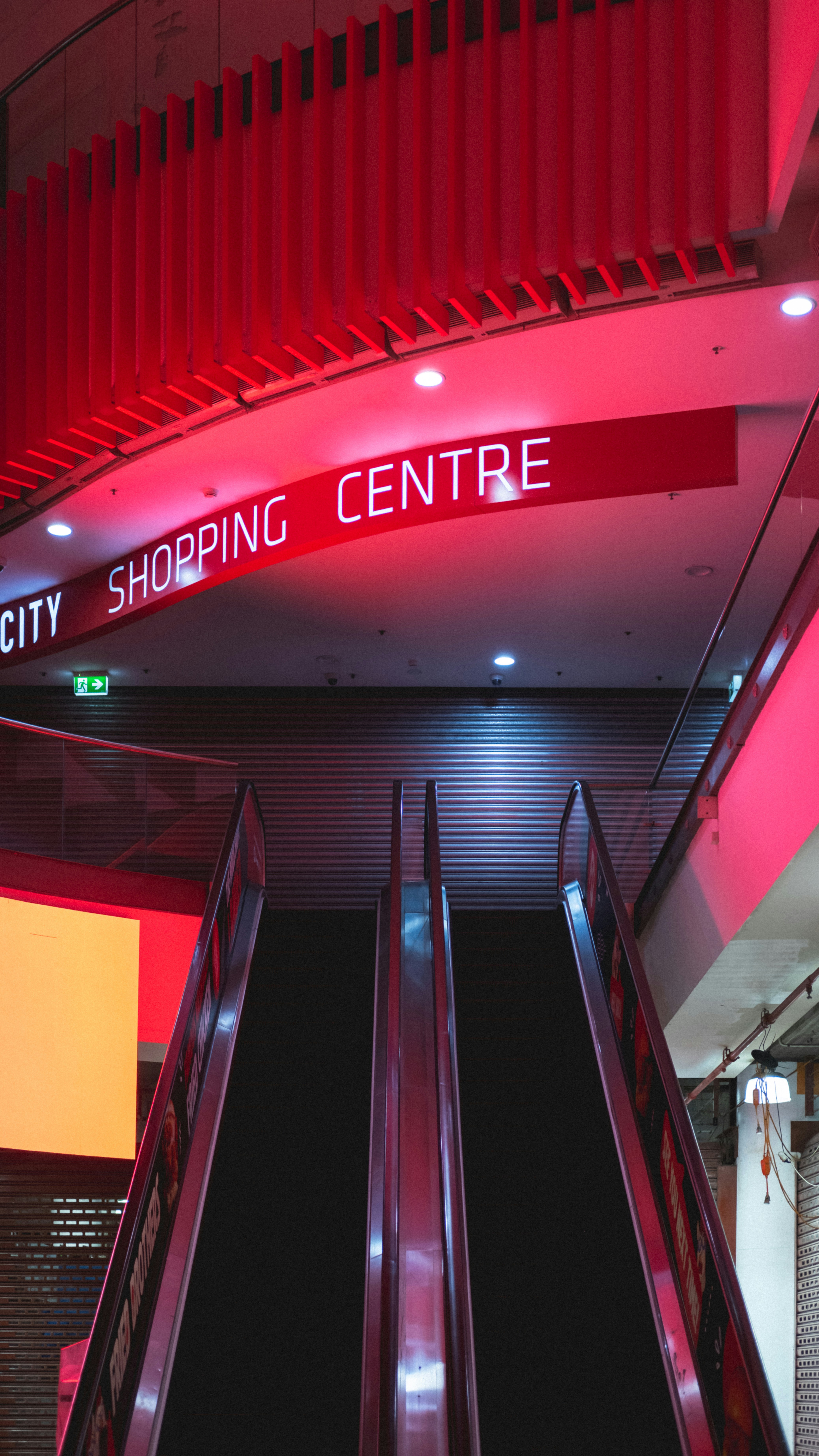 Neon Archway at the Shopping Centre
