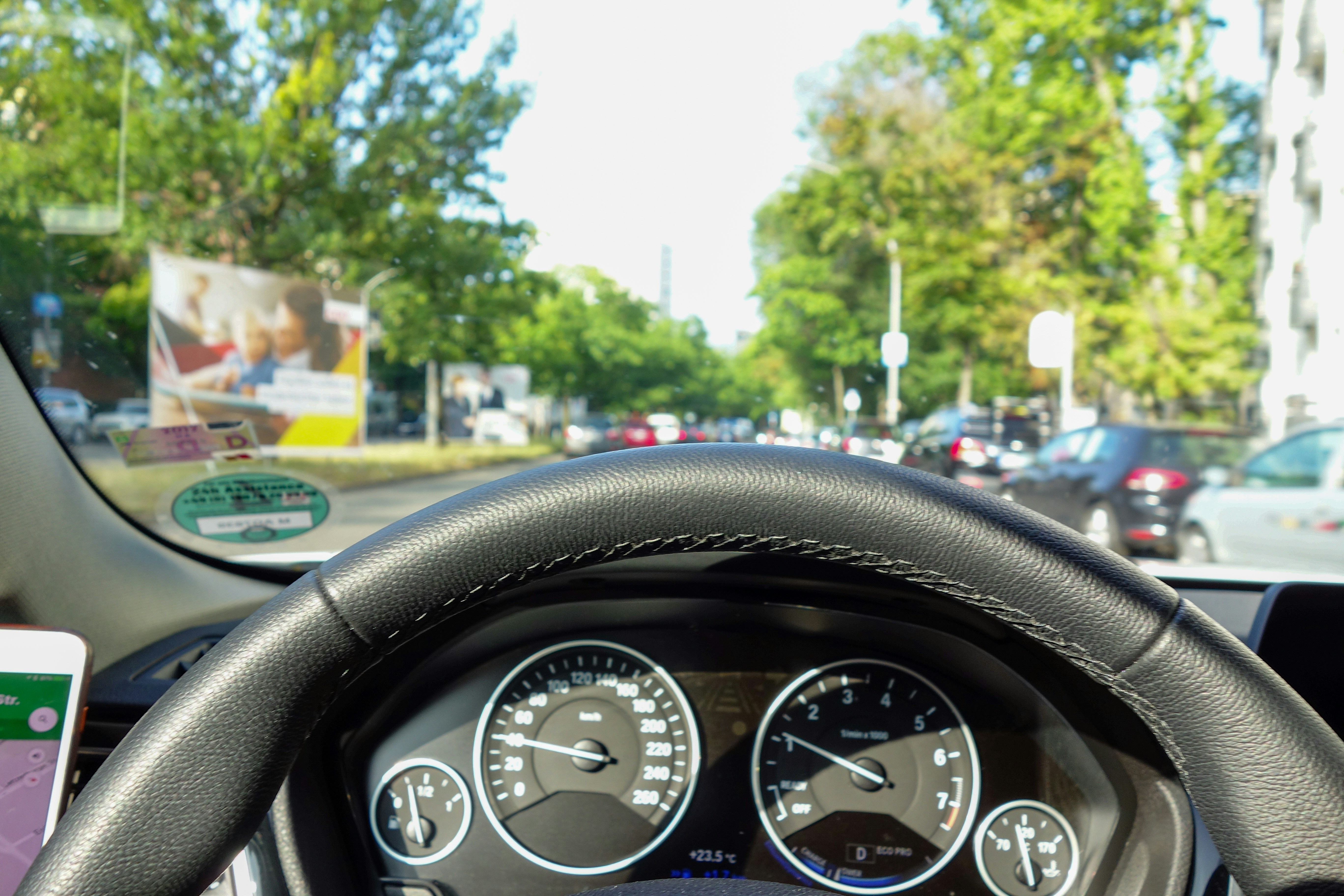 Steering Through Morning Traffic: A First-Person View Across the Dashboard