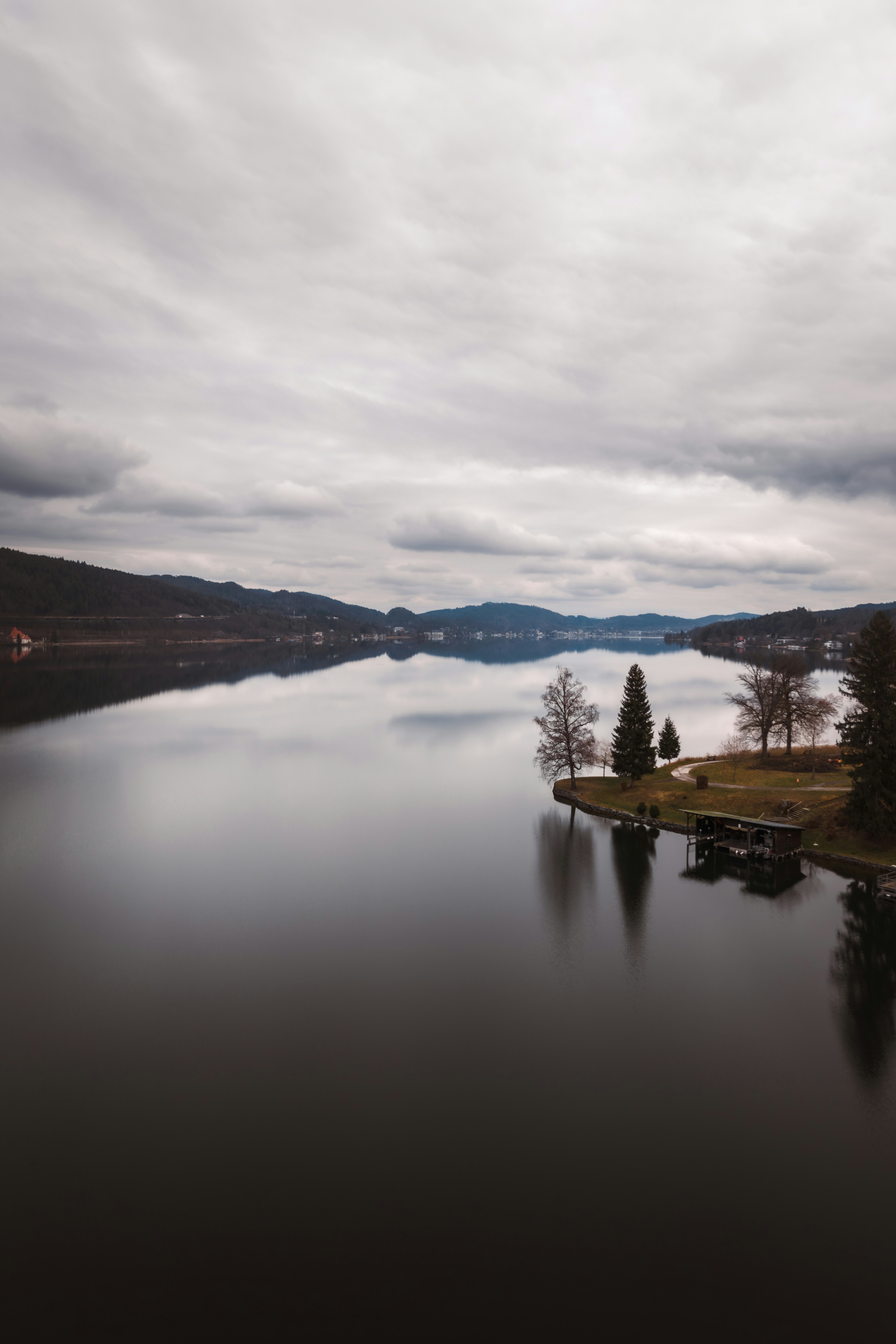 Mirror Lake Overcast: A Quiet Convergence of Water and Sky