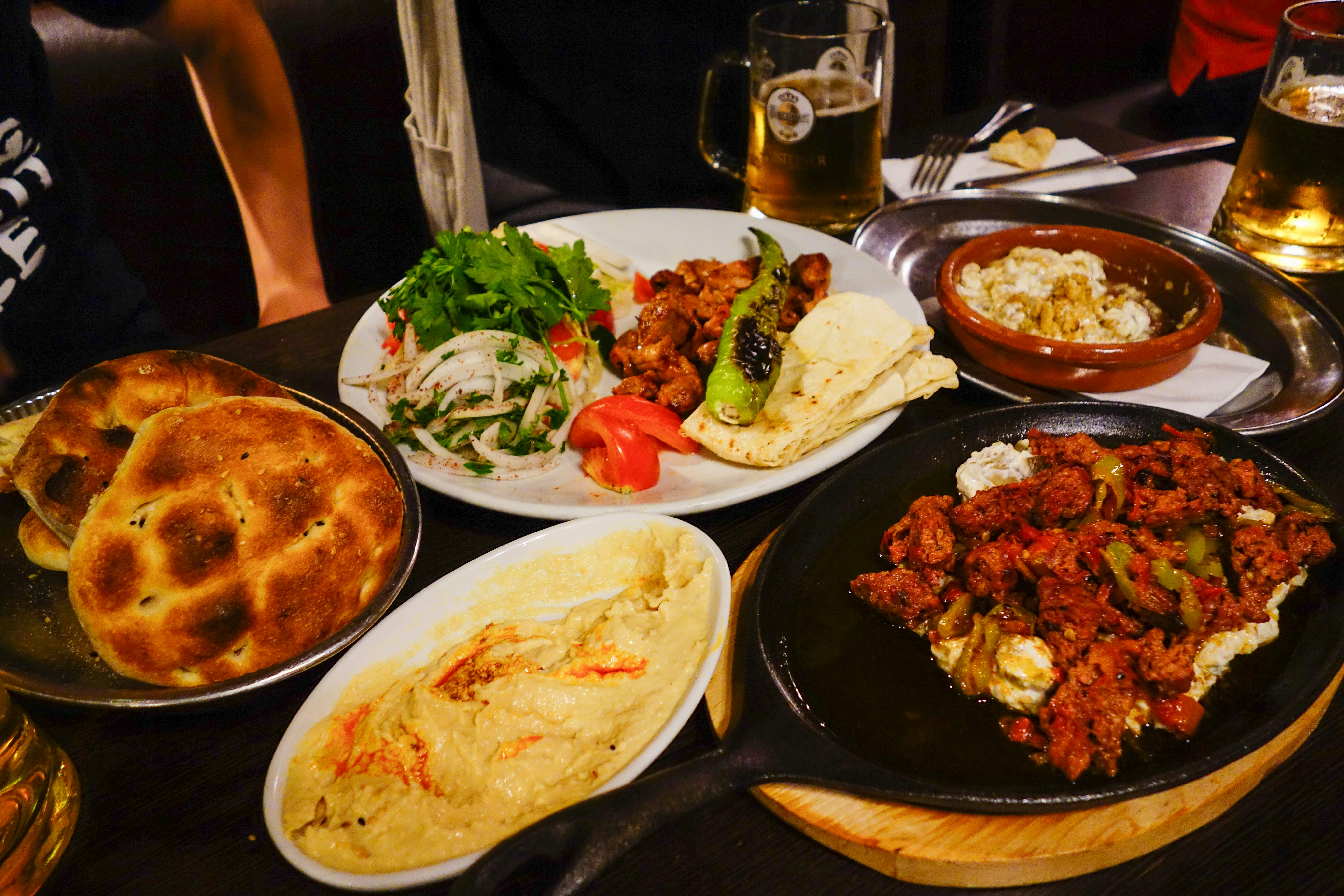 Mid-Table Feast: A Diverse Spread of Comfort Dishes