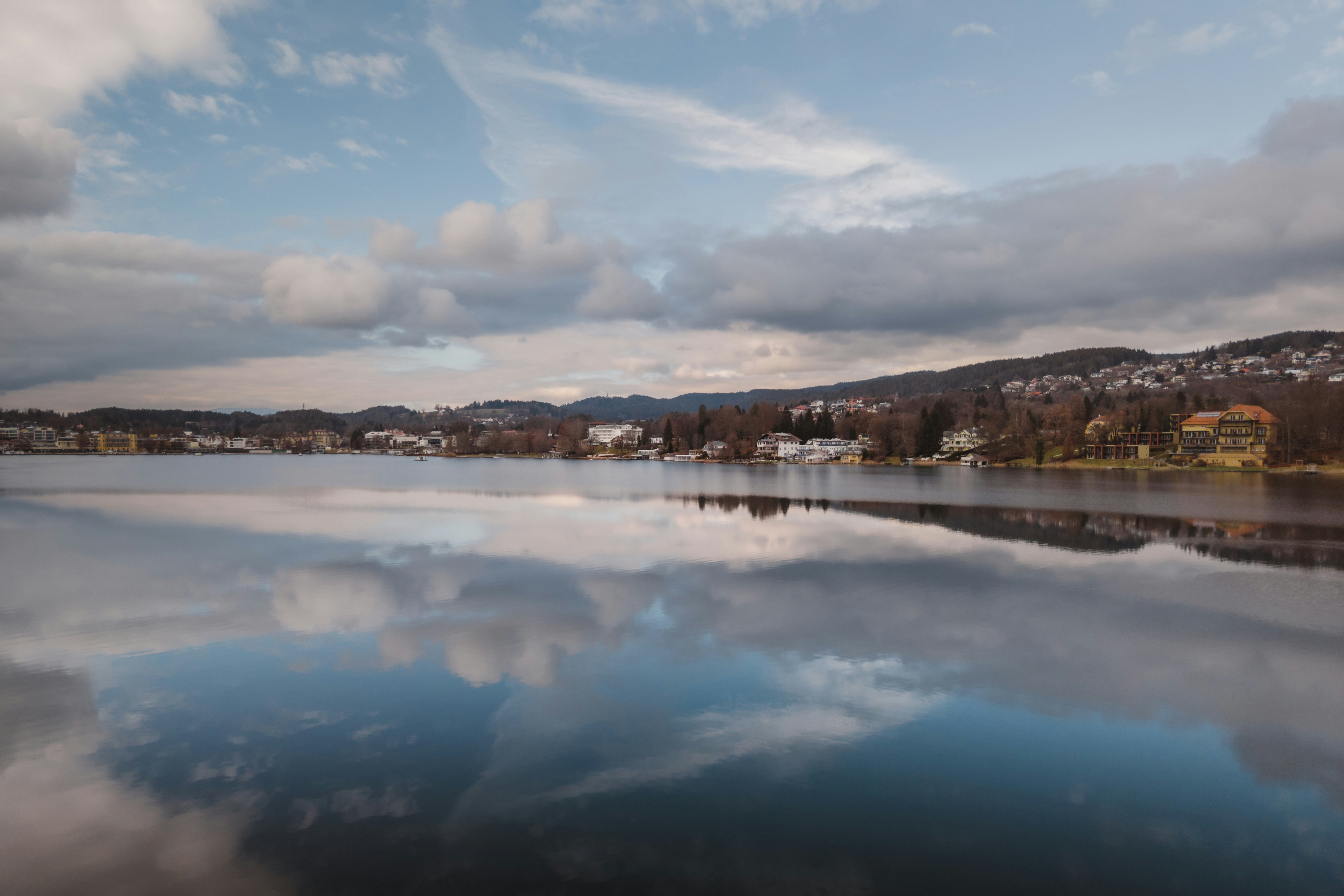 Calm Waters, Quiet Town: A Mirror to the Sky