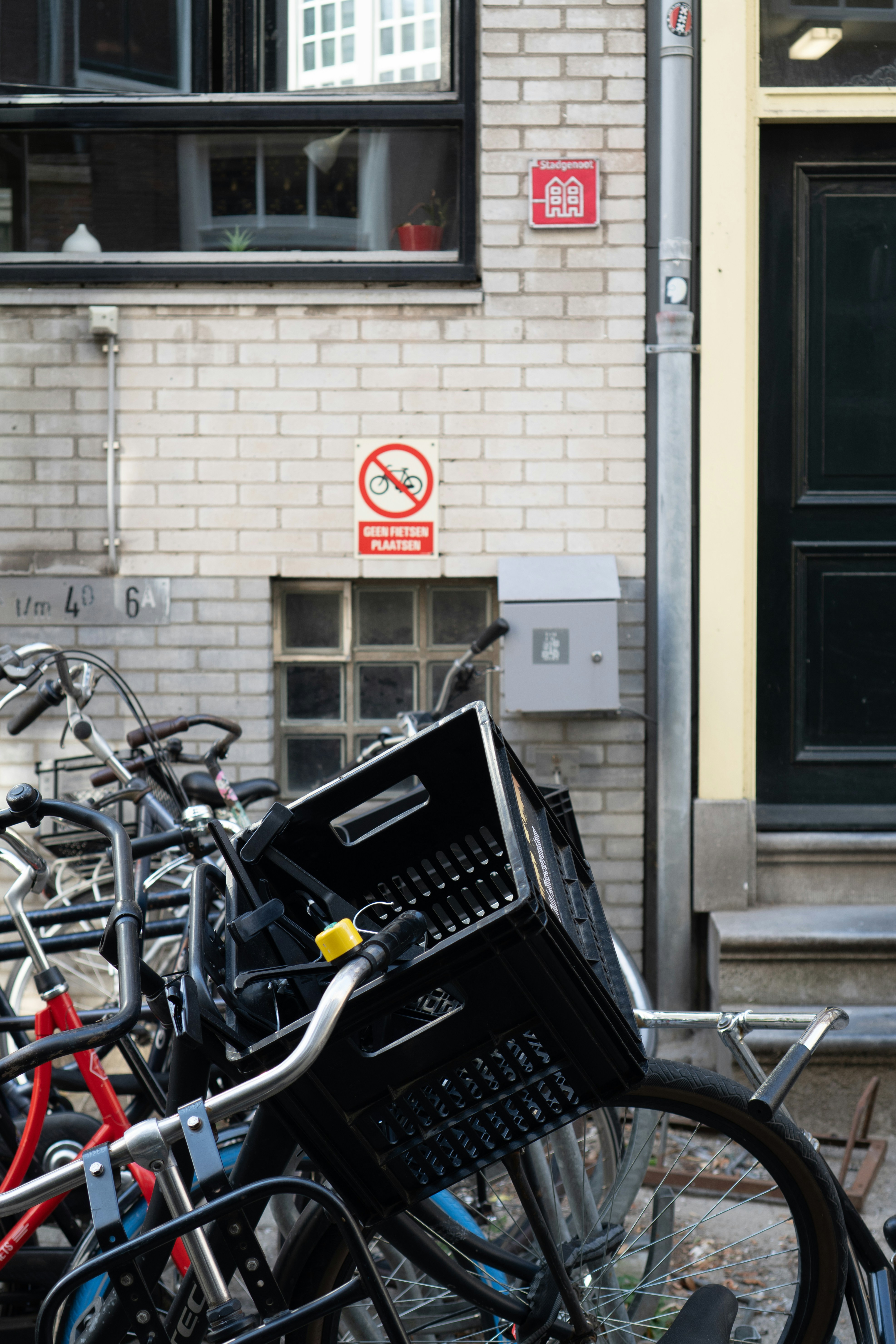 Cargo of City Bicycles: A Quiet Alley Scene