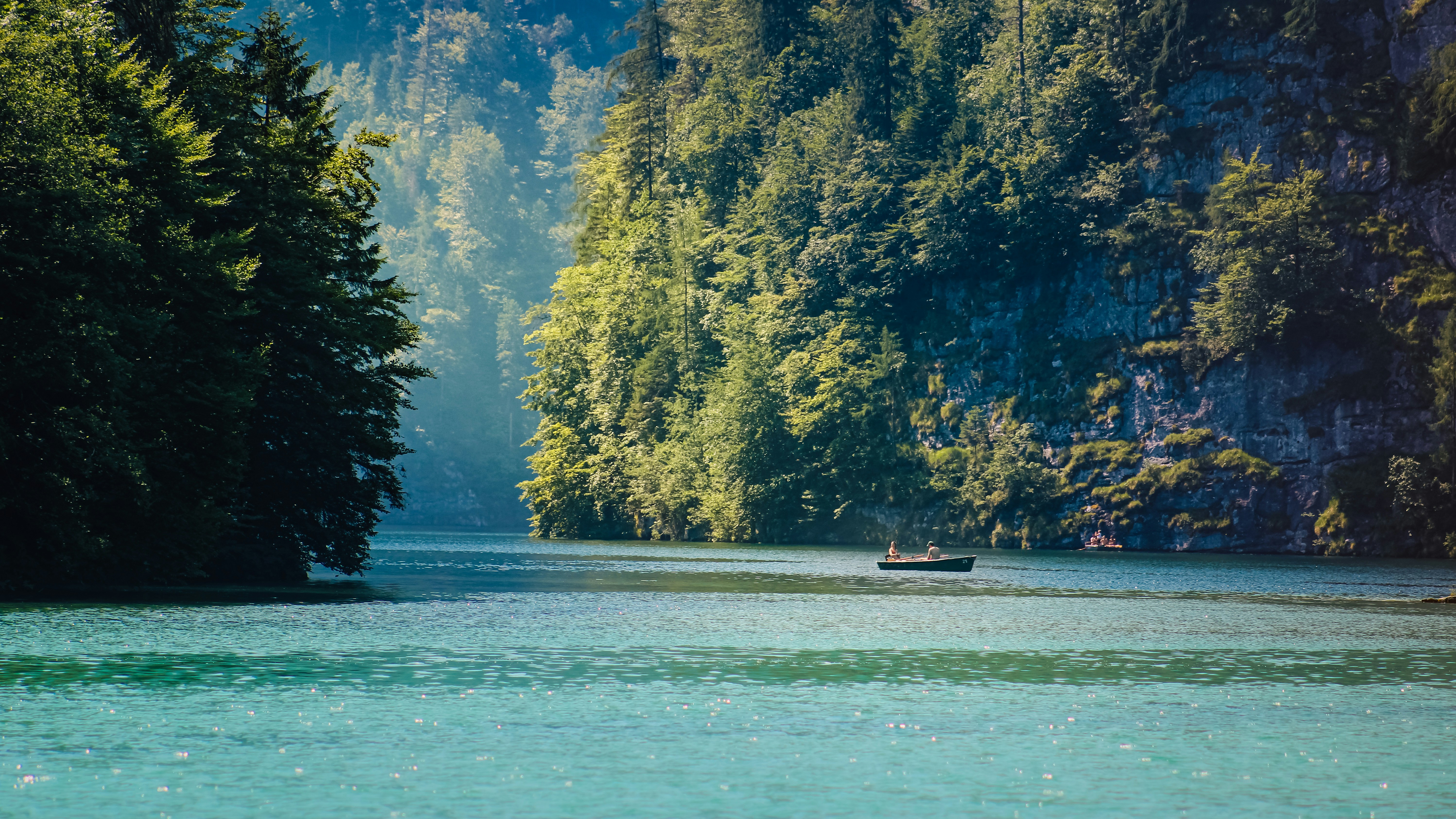 Emerald Glade on a Quiet Lake