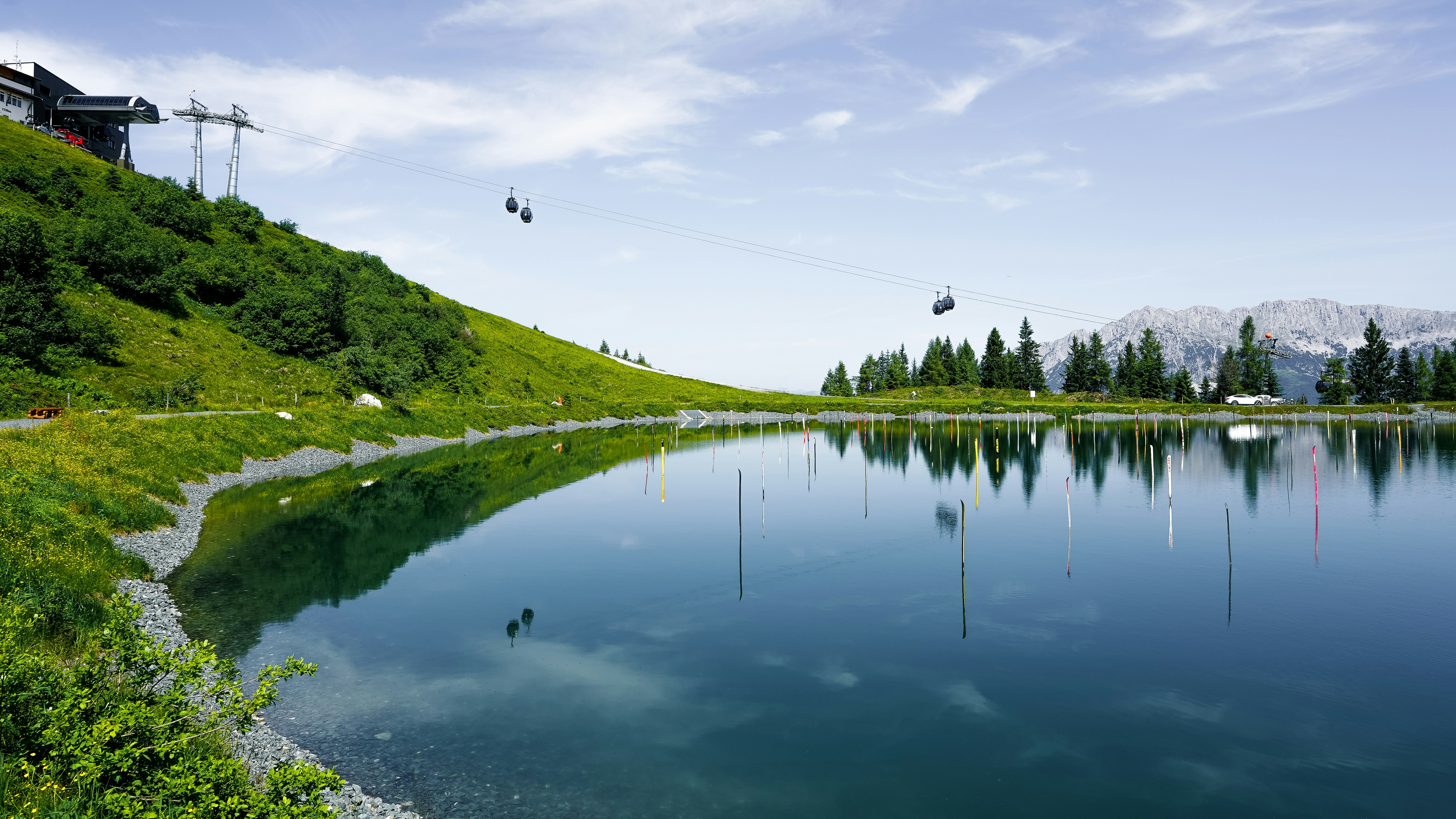 Mirror Ridge: A Quiet Moment by the Alpine Lake