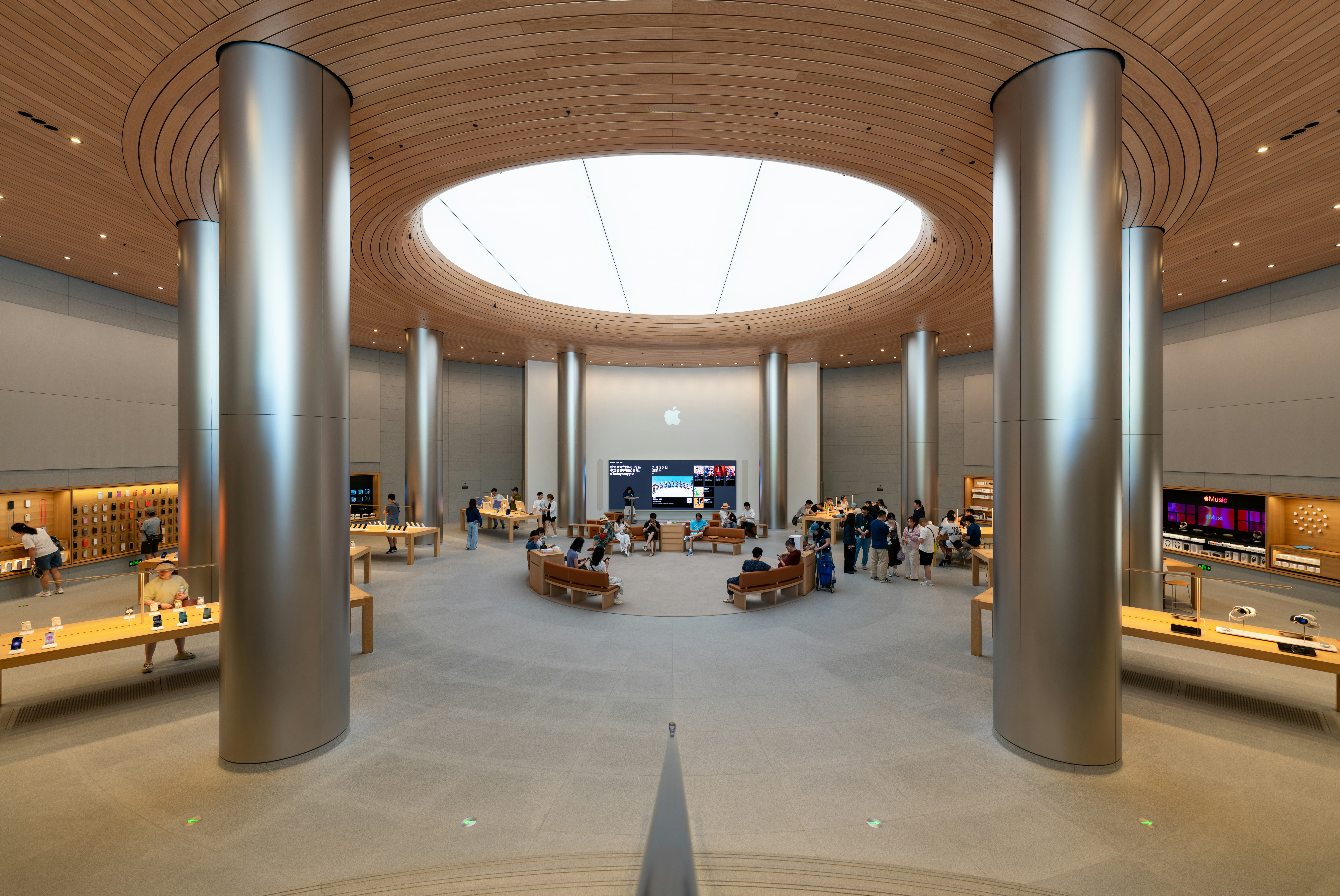Central Atrium of a Modern Public Space