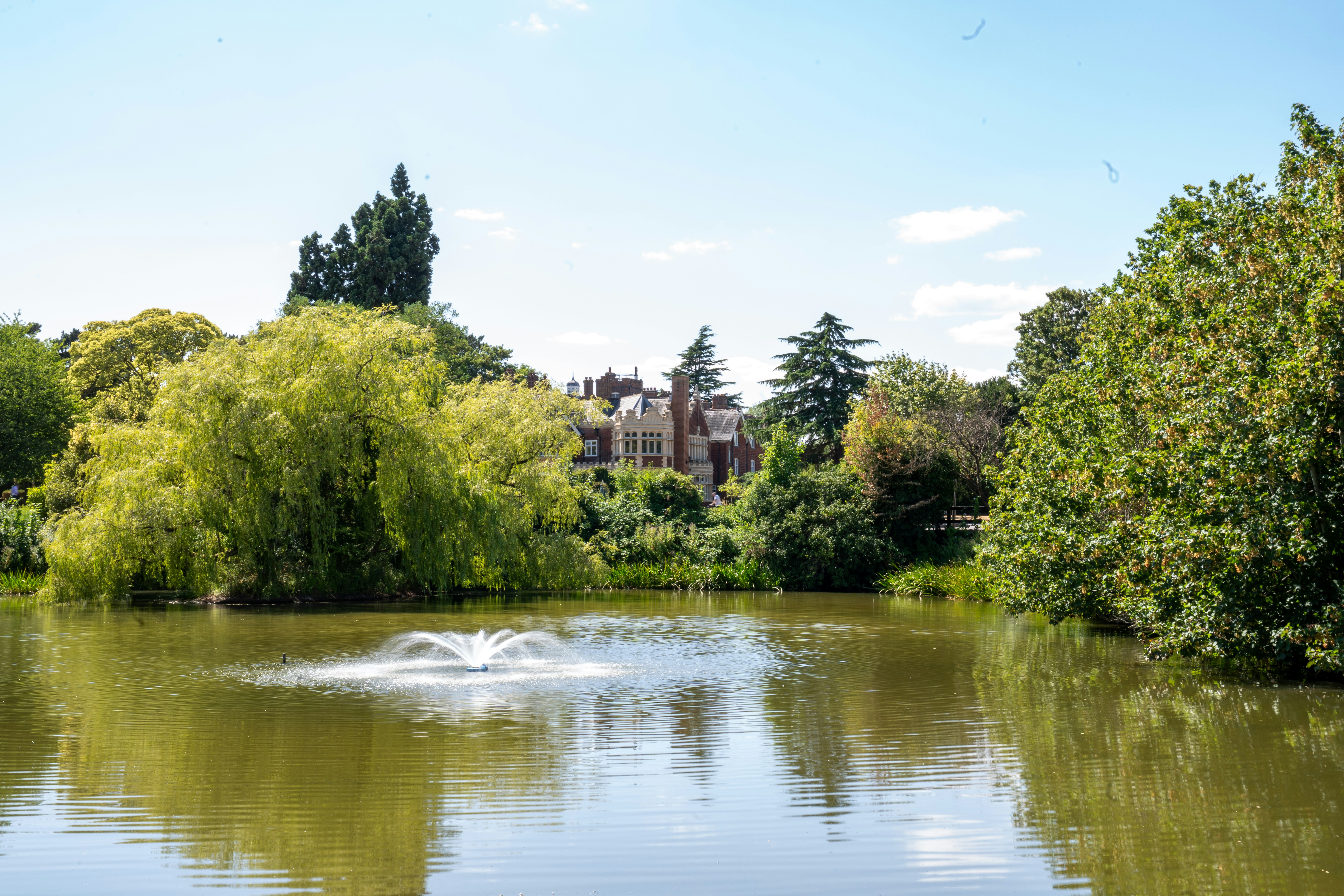 Whispering Willows and a Spouting Fountain