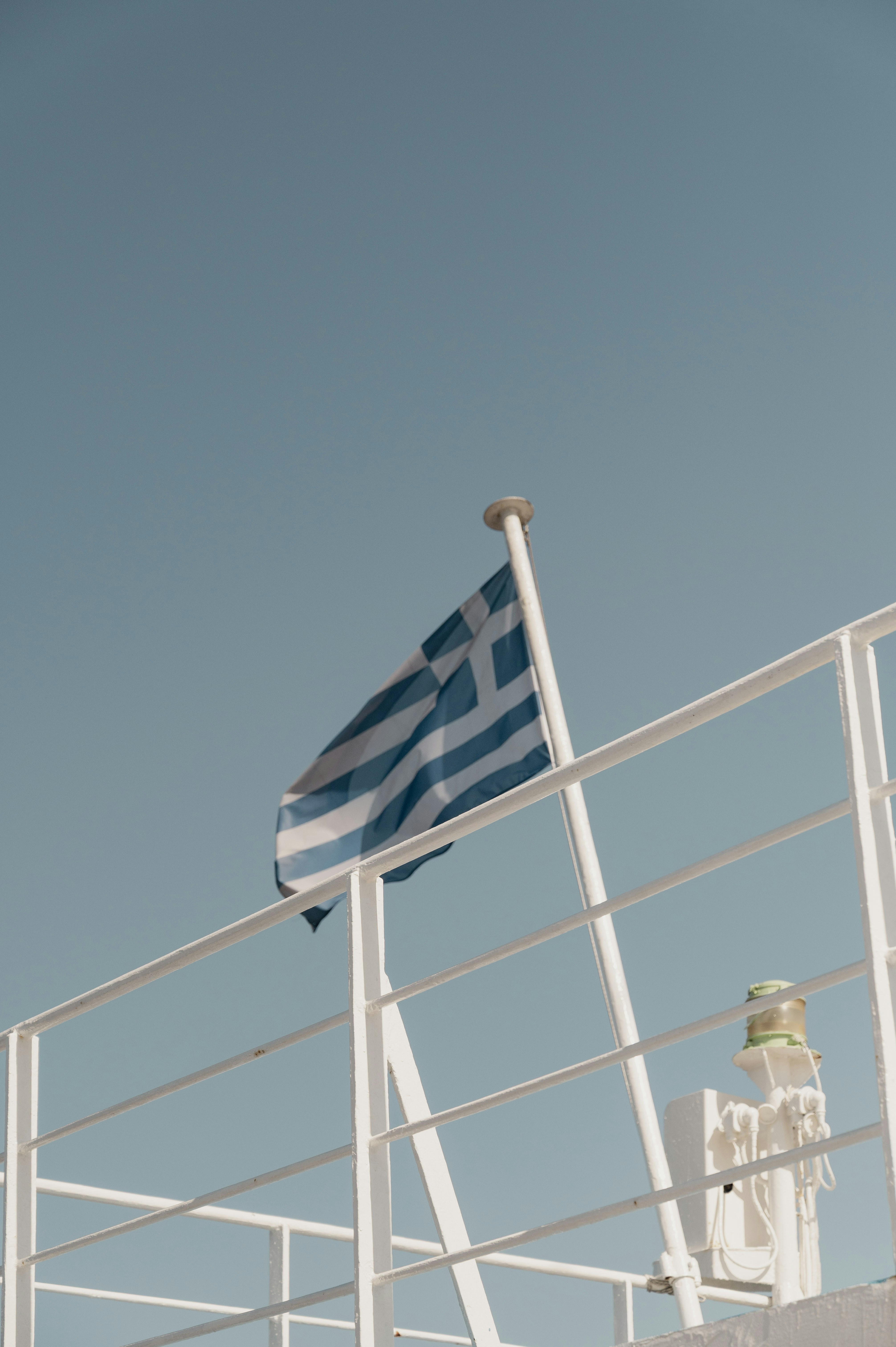 Flag on a Skyward Railscape