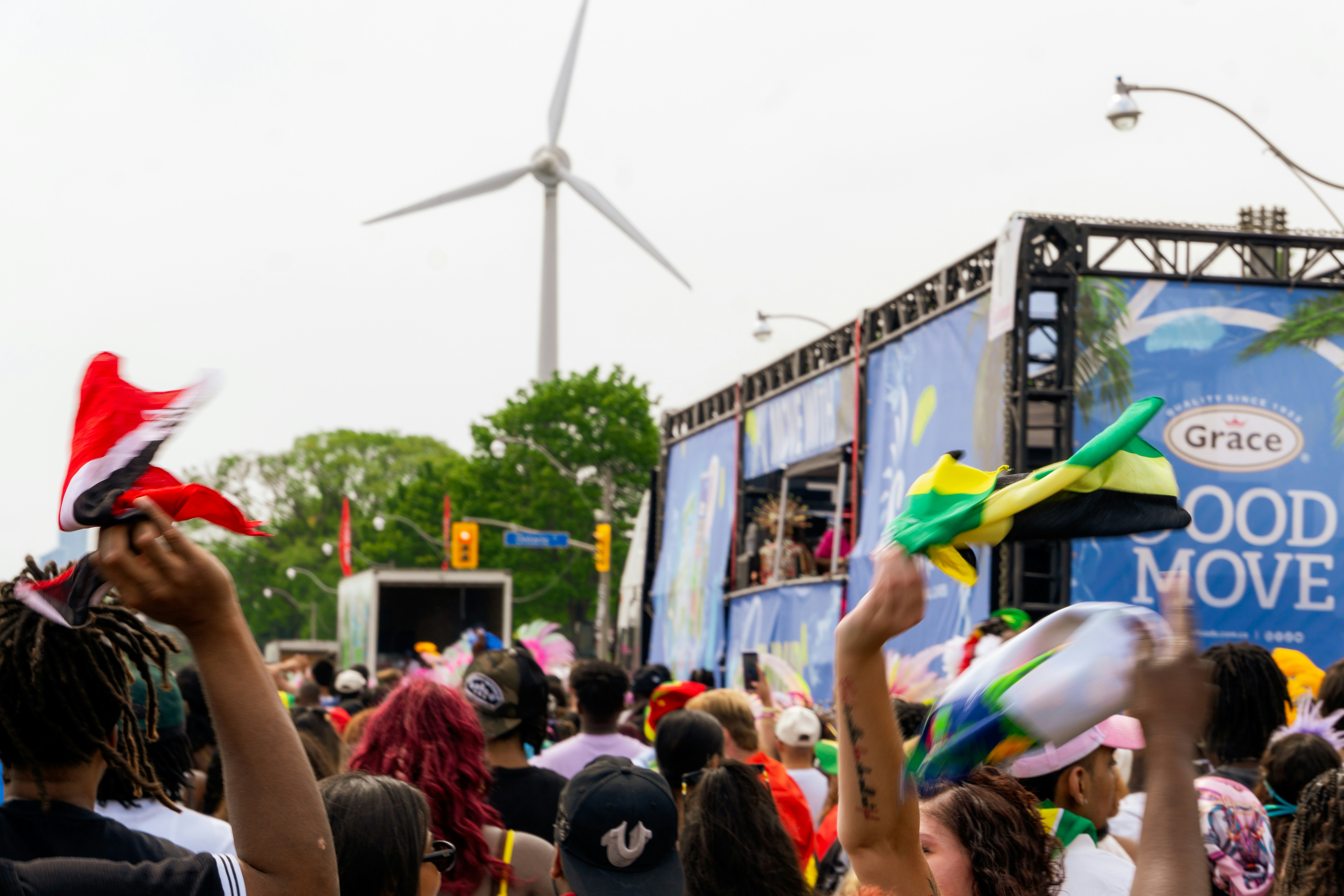 Crowd Surf: A Live Street-Westival Under Wind Turbine Skies