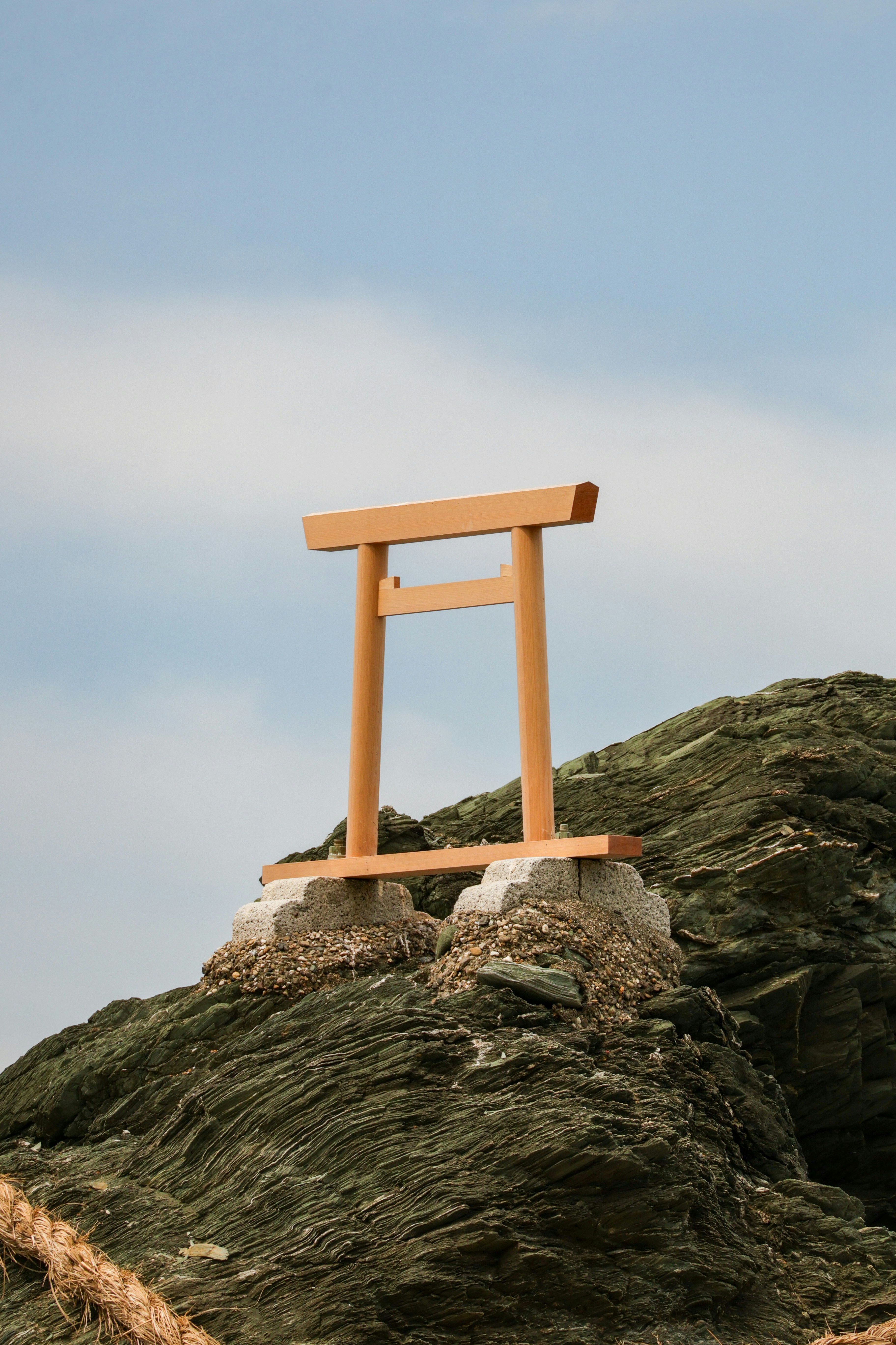 Torii on the Rock: A Quiet Maritime Monument