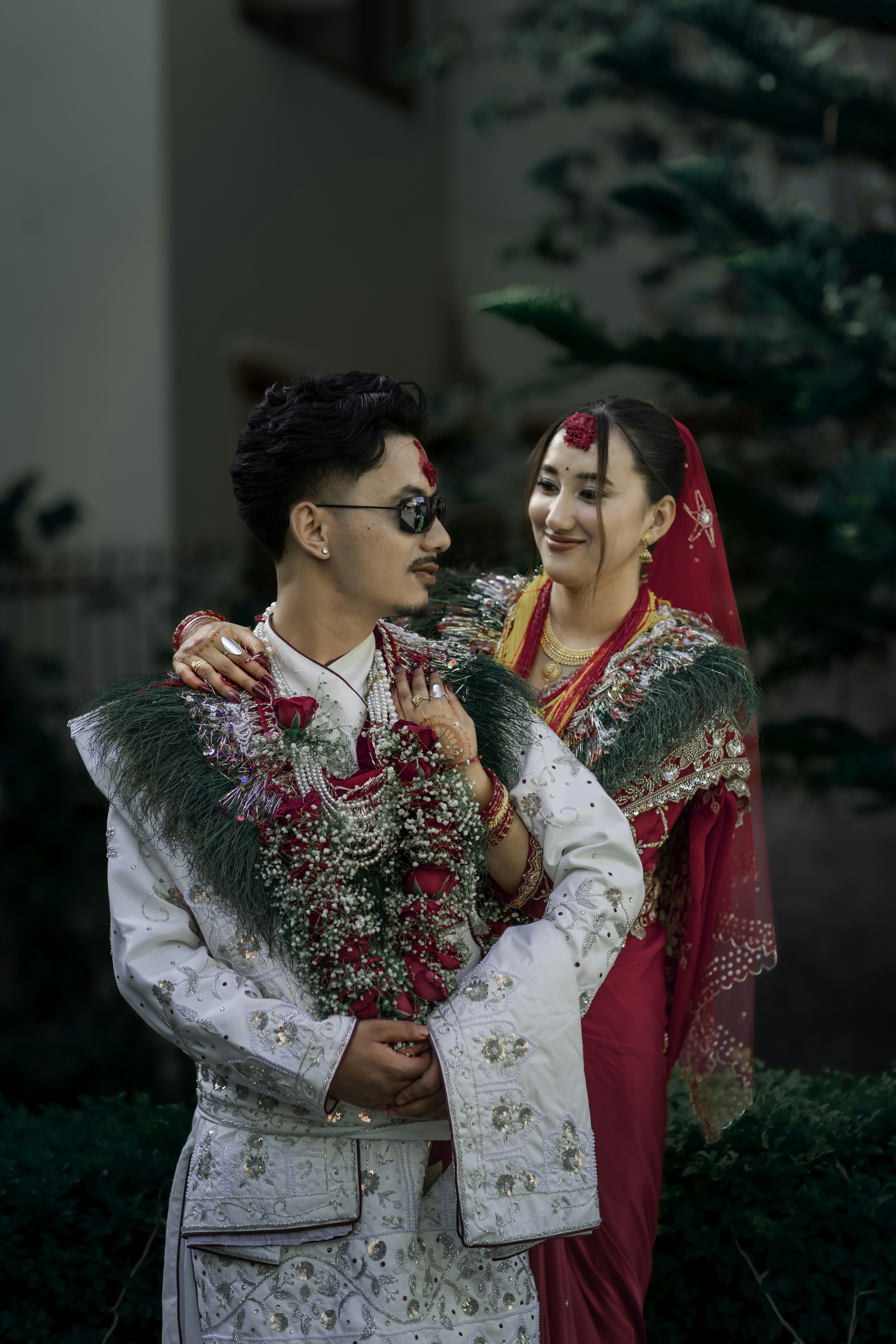 Bridal Glow: A Moment of Quiet Affection