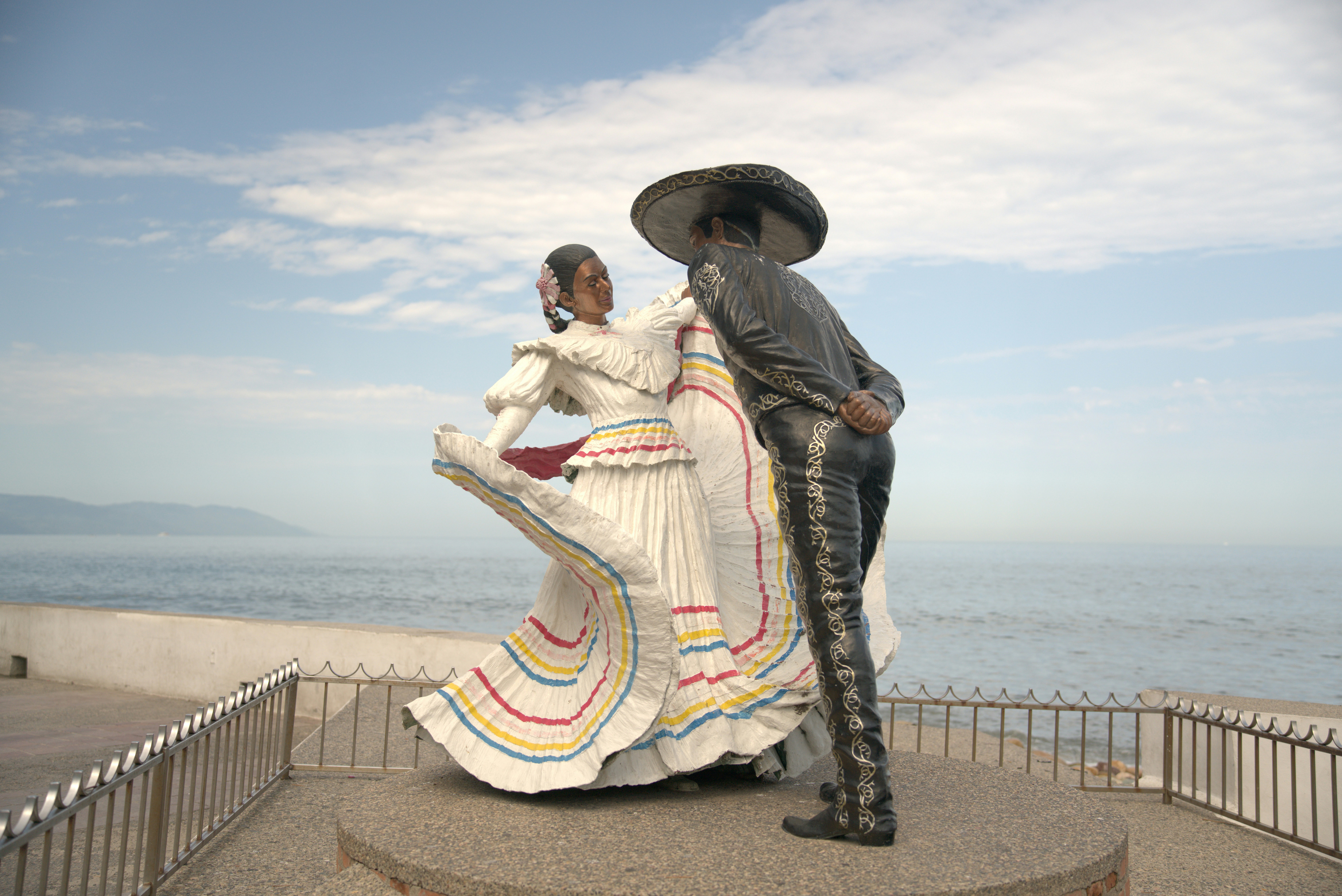 Dancing in the Sea Breeze: A Traditional Waltz on the Promenade