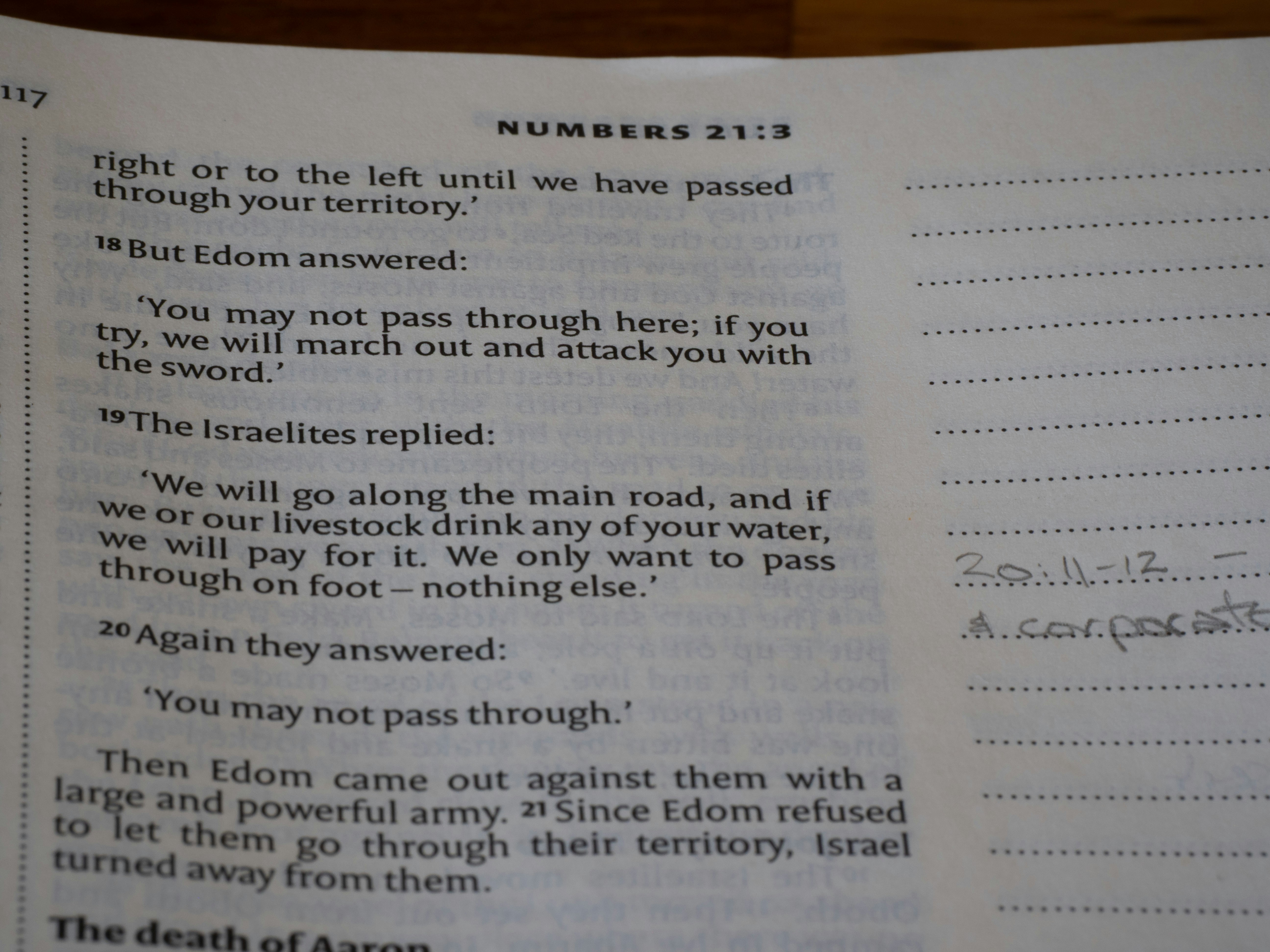 Numbers and Dialogue: A Quiet Bible Page Study
