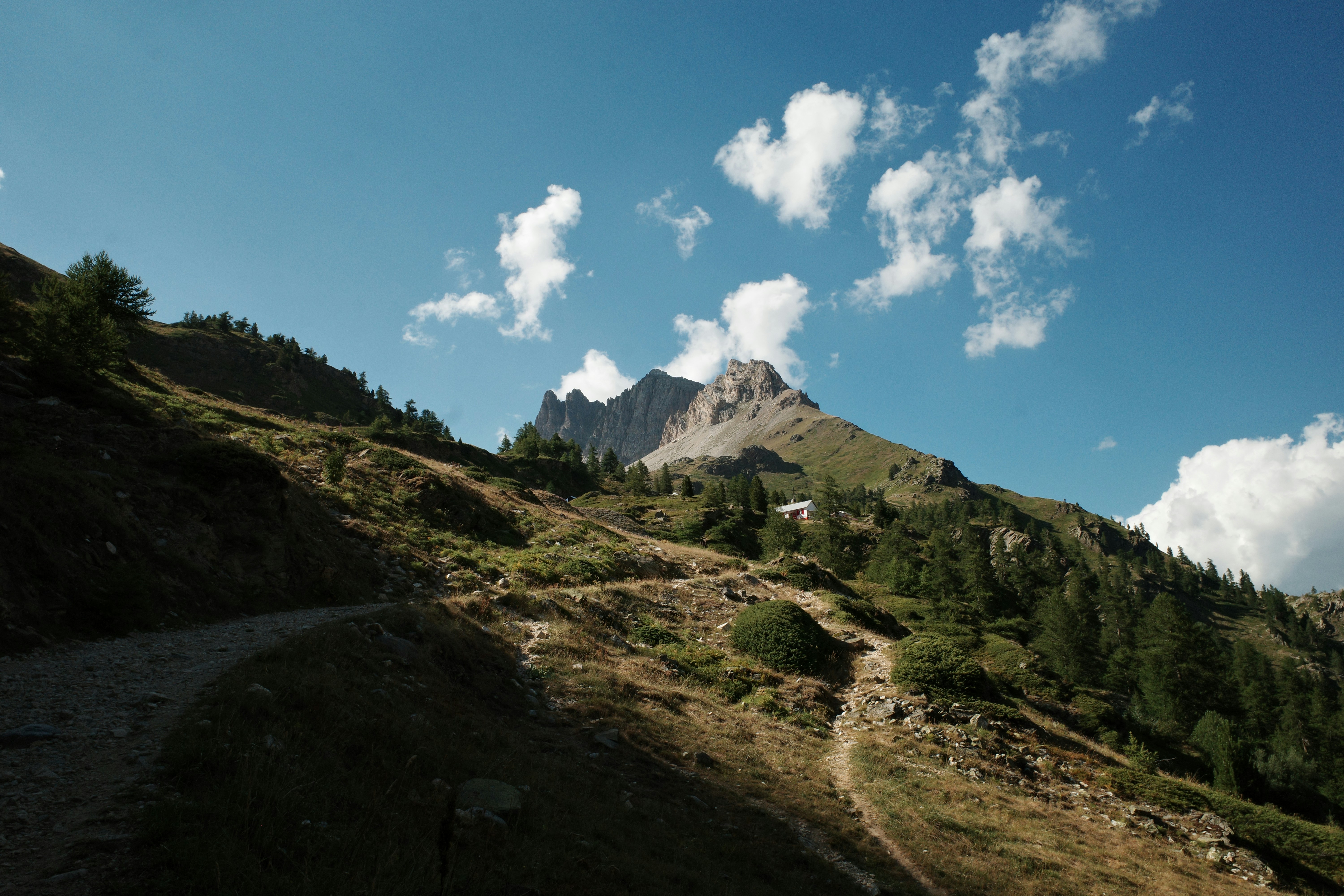 Ridge Crest Under Clear Sky