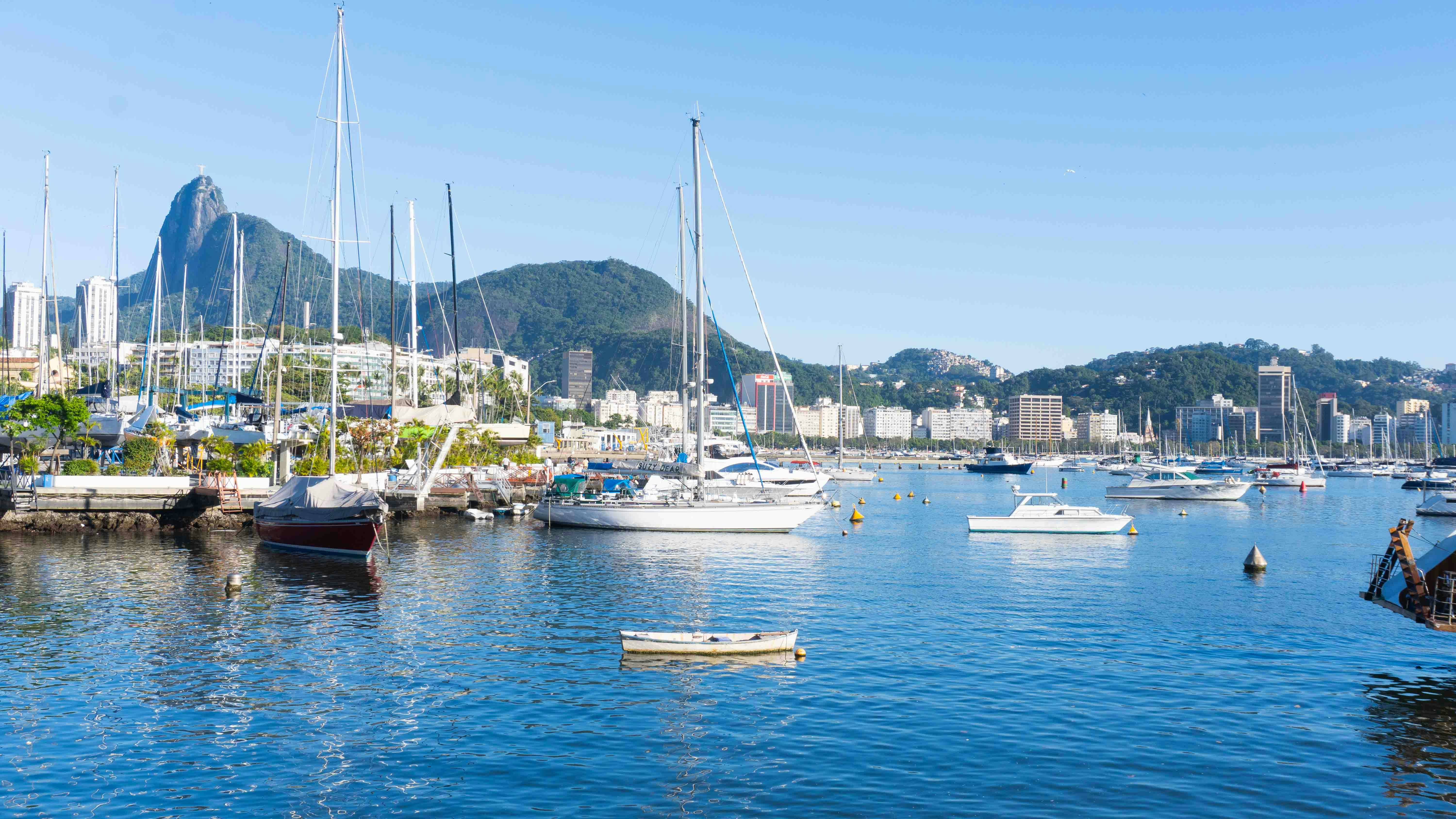 Harbor Silhouettes: Masts, Boats, and a Quiet Bay