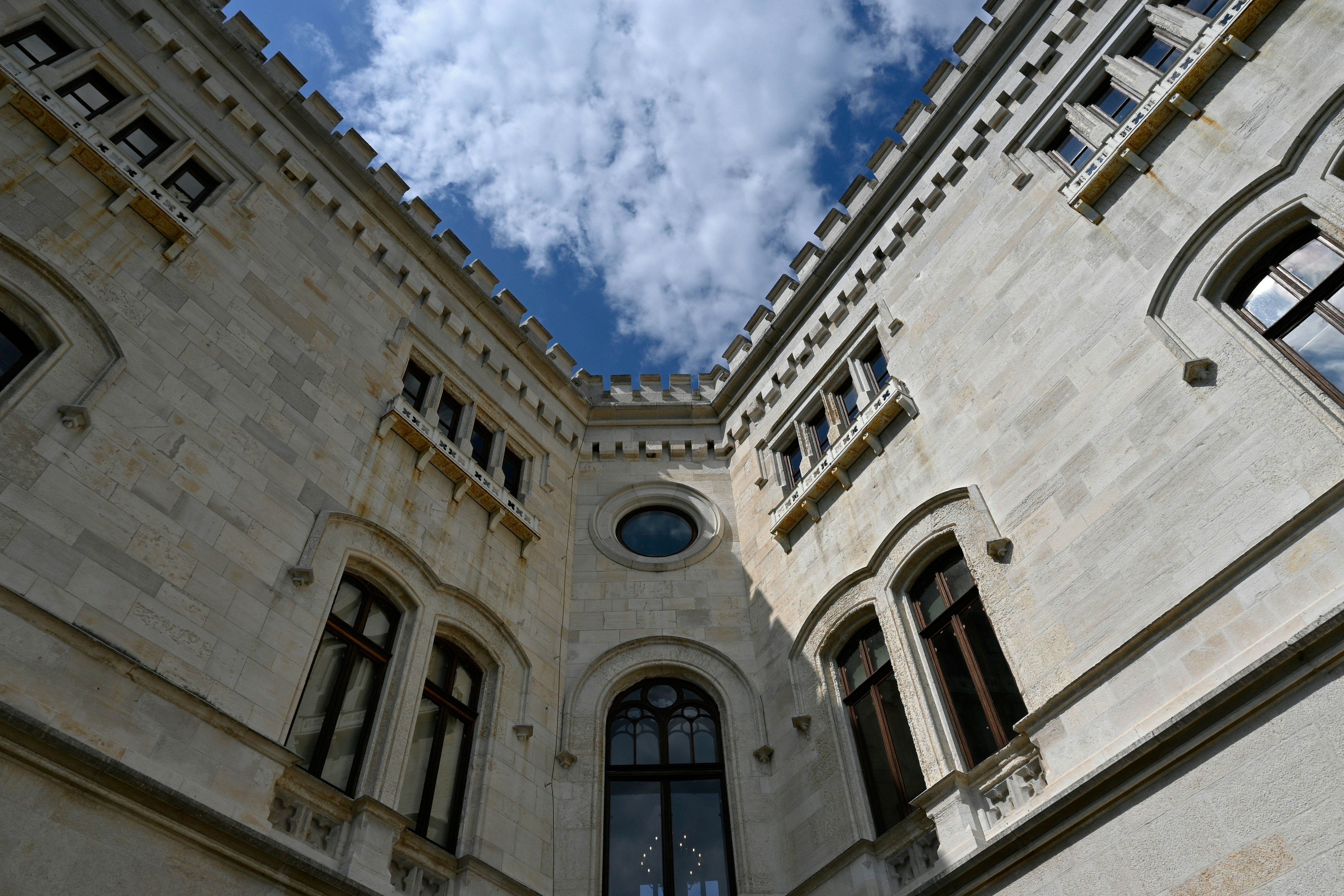 Court of Stone: An Arching Crest Beneath a Sea of Sky