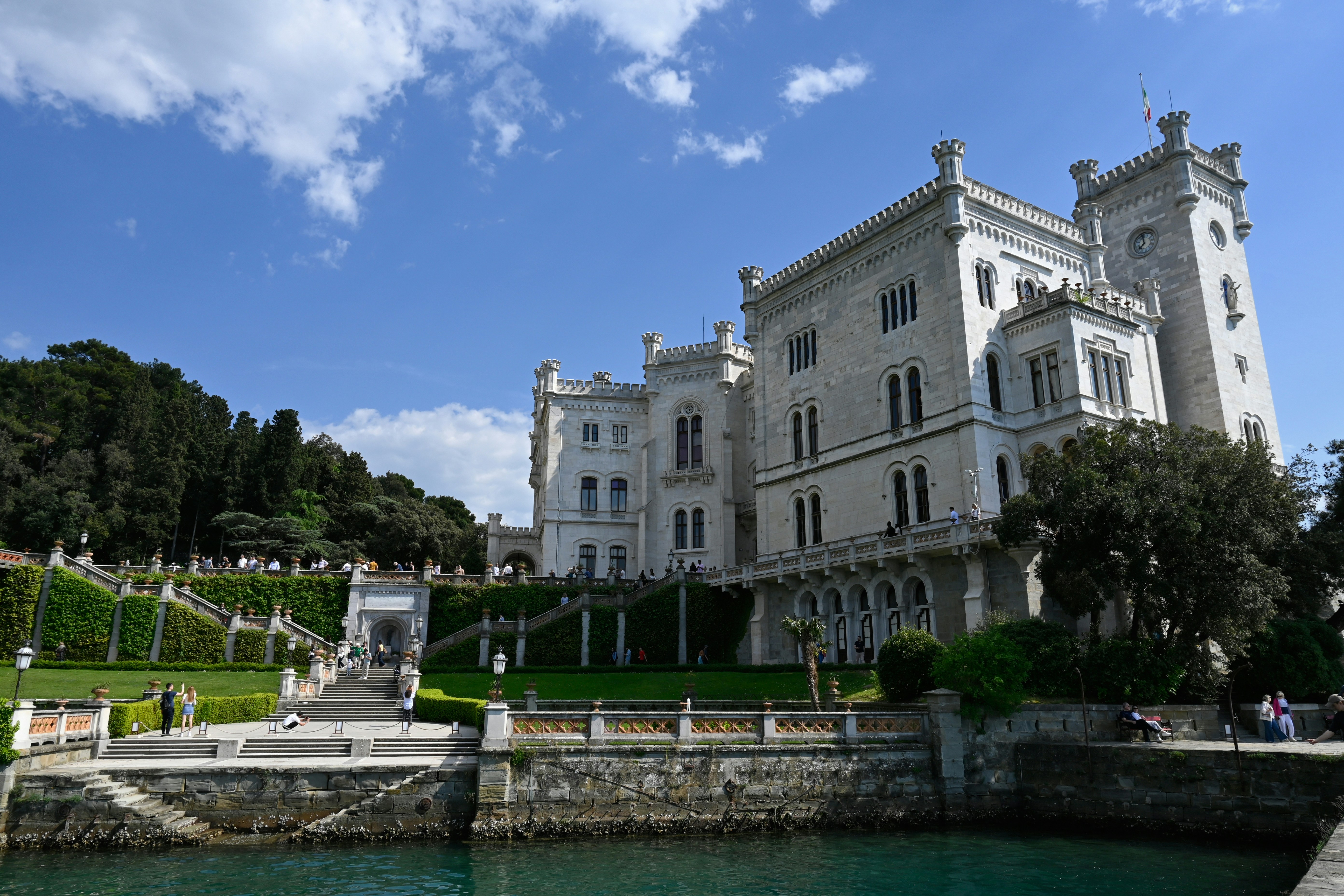 Renaissance Castle Overlooking the Waterfront