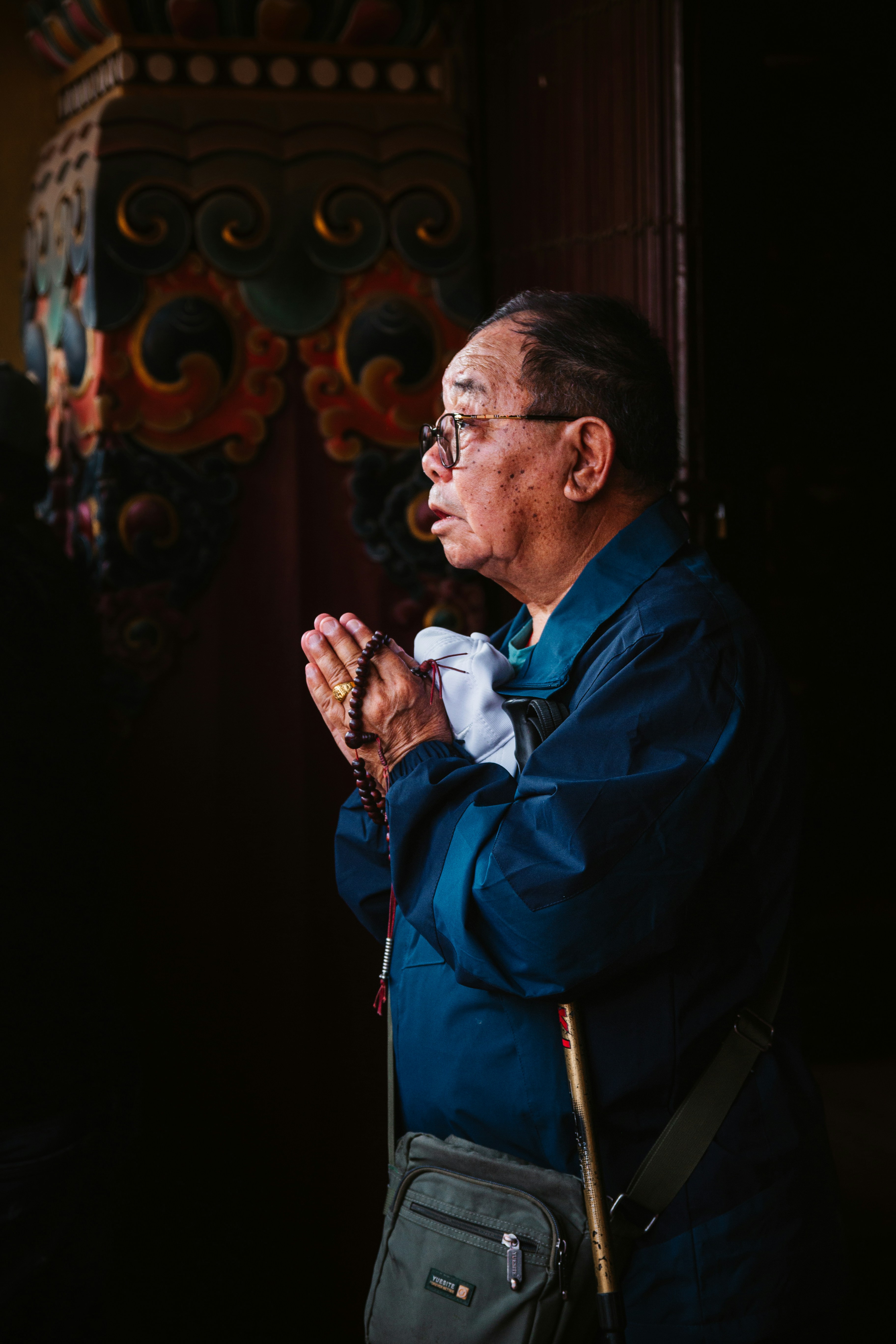 Prayers in the Lantern Light: An Elder's Quiet Moment
