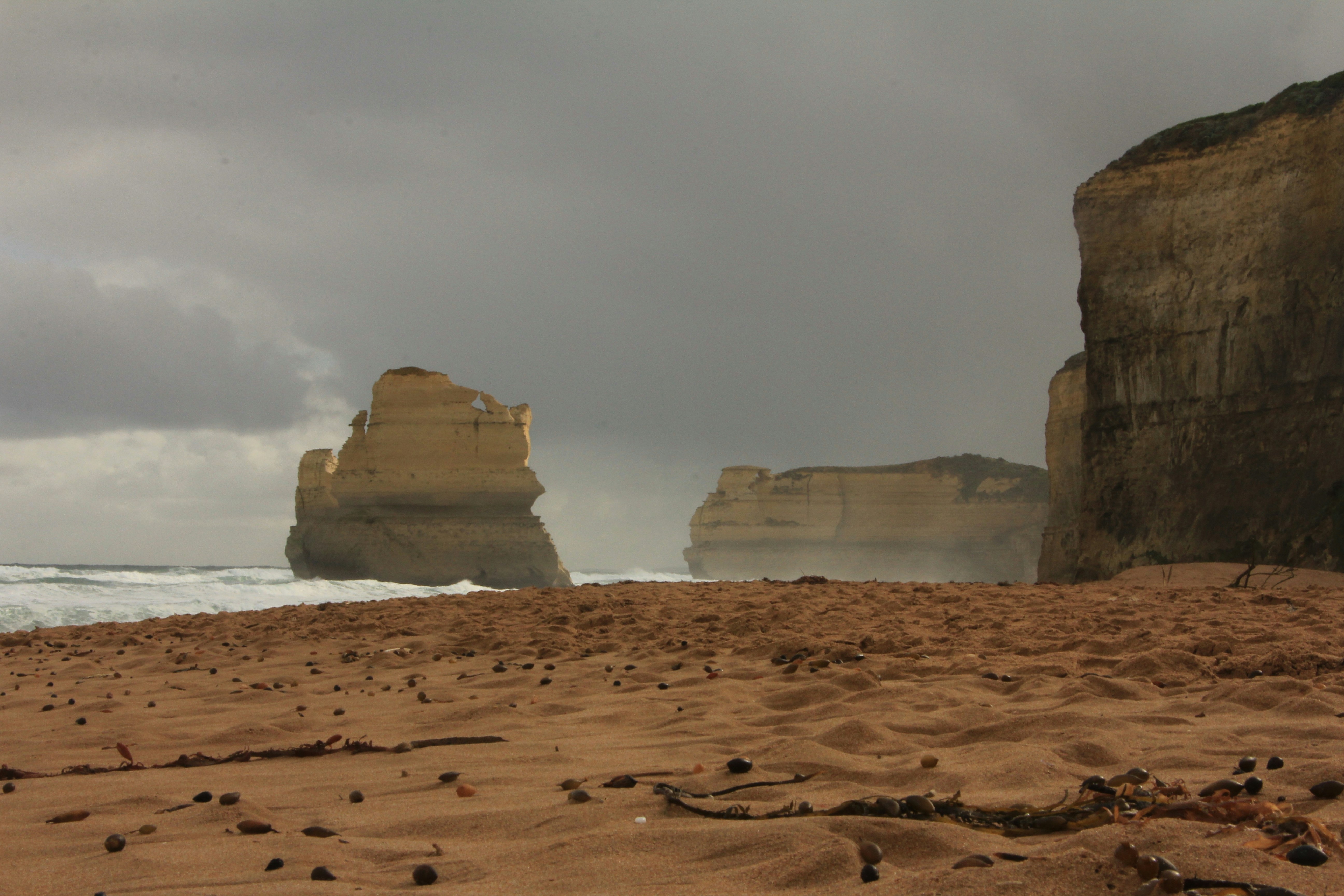 Coastal Monoliths: A Quiet Seaside Drift